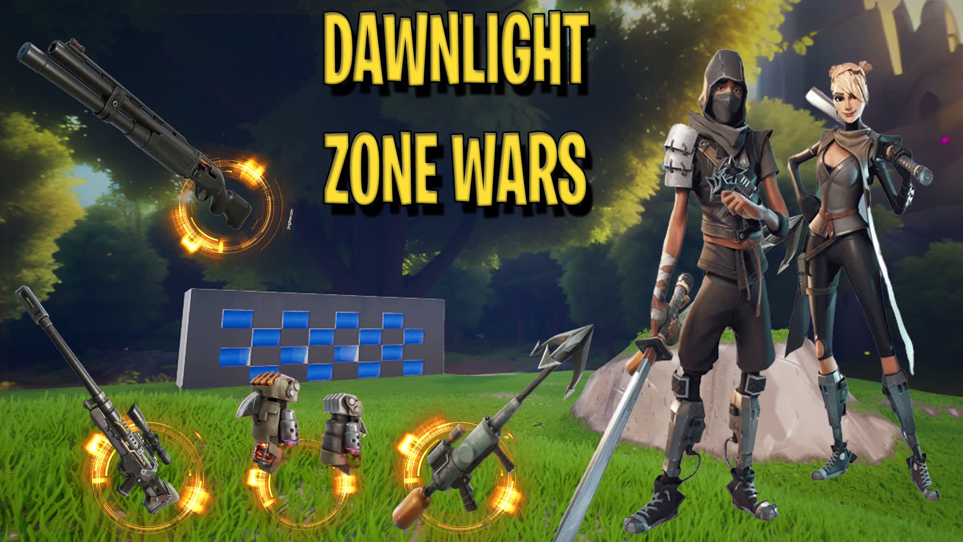 DAWNLIGHT ZONE WARS 🌀 7439-1284-3942 by dextfn - Fortnite Creative Map ...