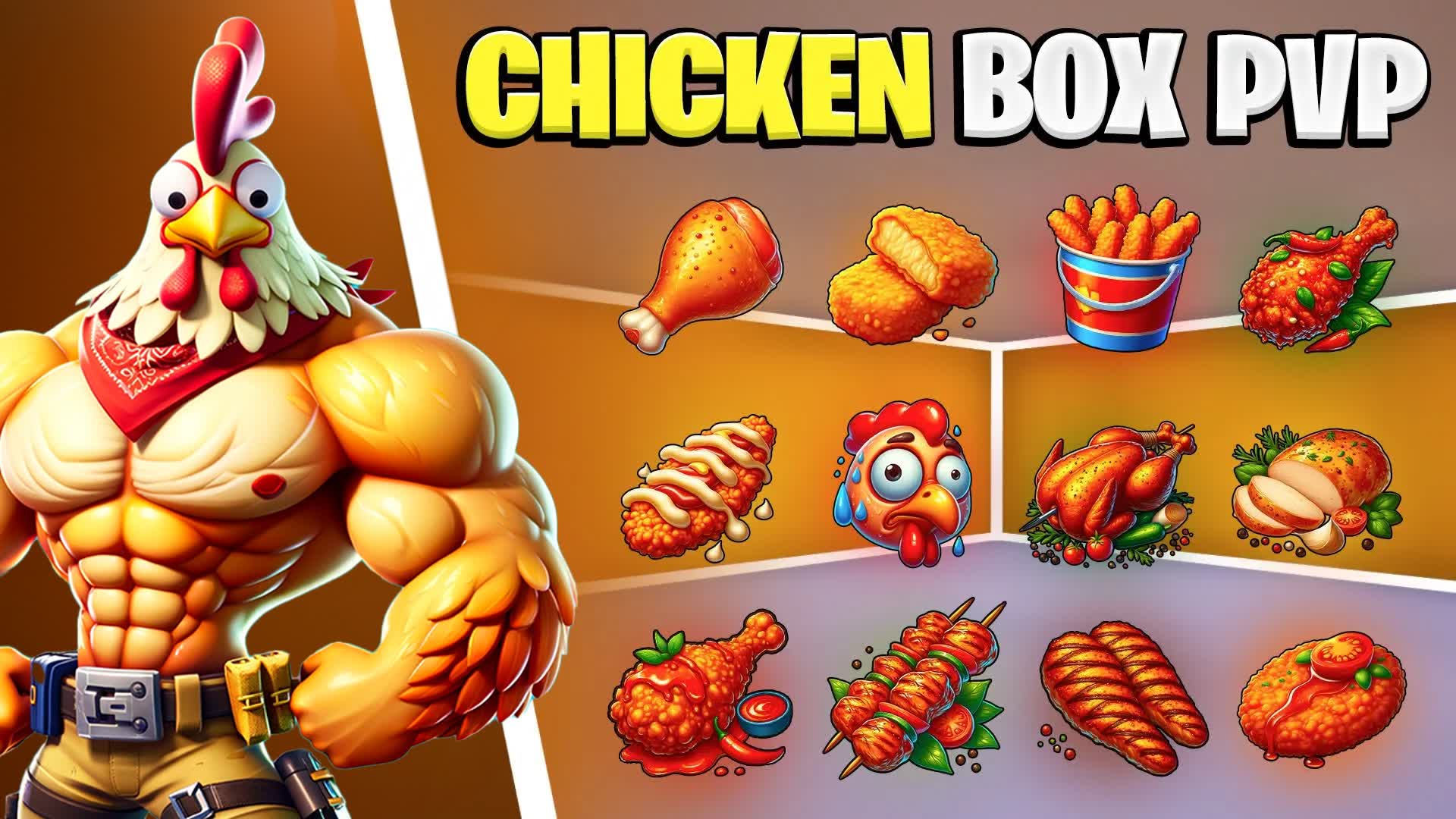 🐔 CHICKEN BOX PVP 📦 5103-6117-5370 by pos - Fortnite Creative Map Code ...