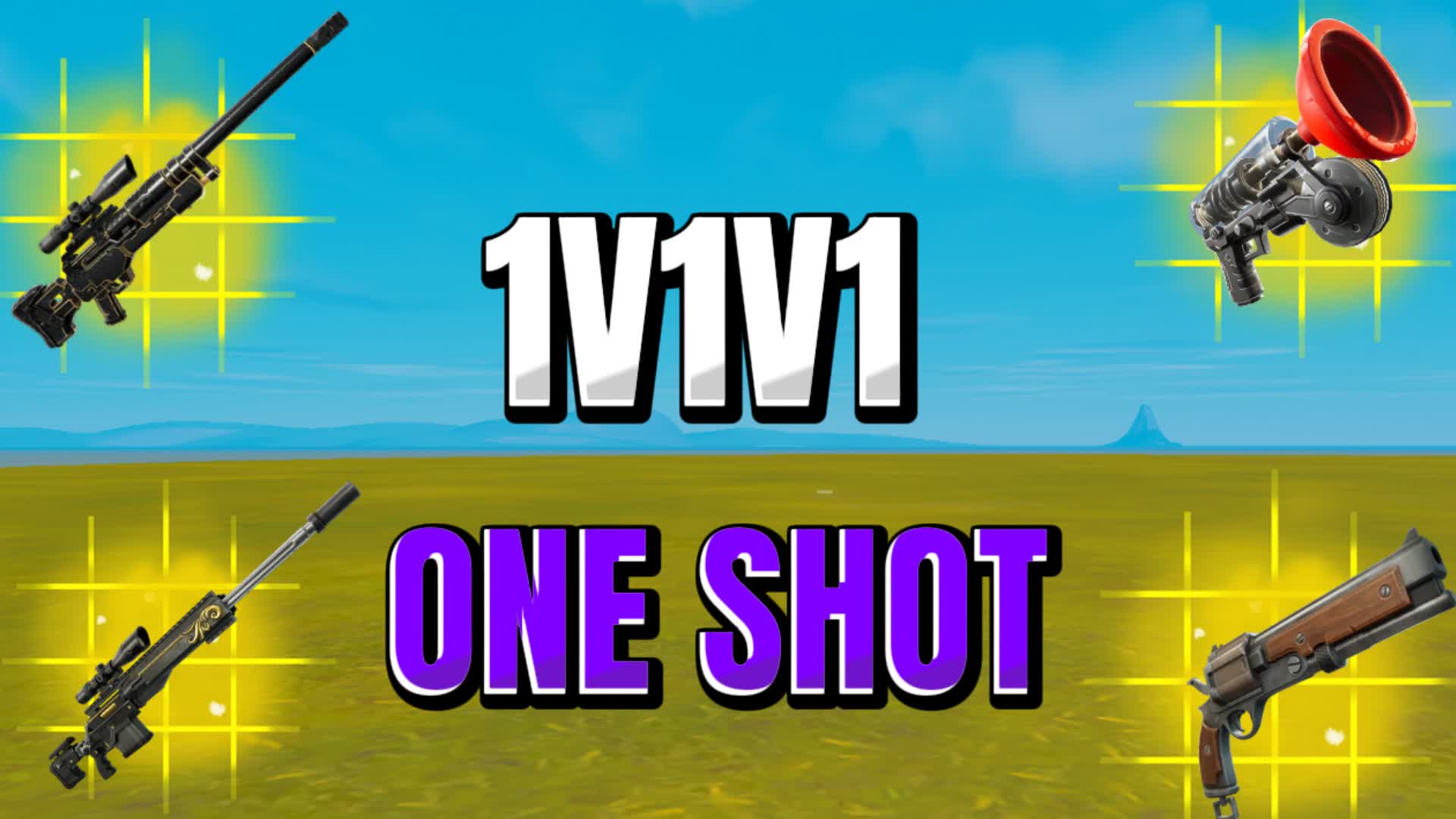 1v1v1 REALISTIC ONE SHOT FREE FOR ALL 7807-1488-4223 by b0bbyszn - Fortnite