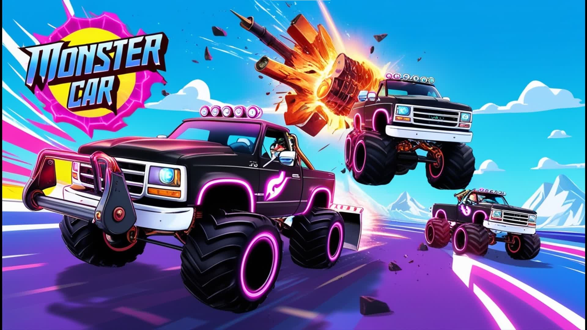 MONSTER CAR 9300-0921-6859 by sucesso - Fortnite Creative Map Code ...