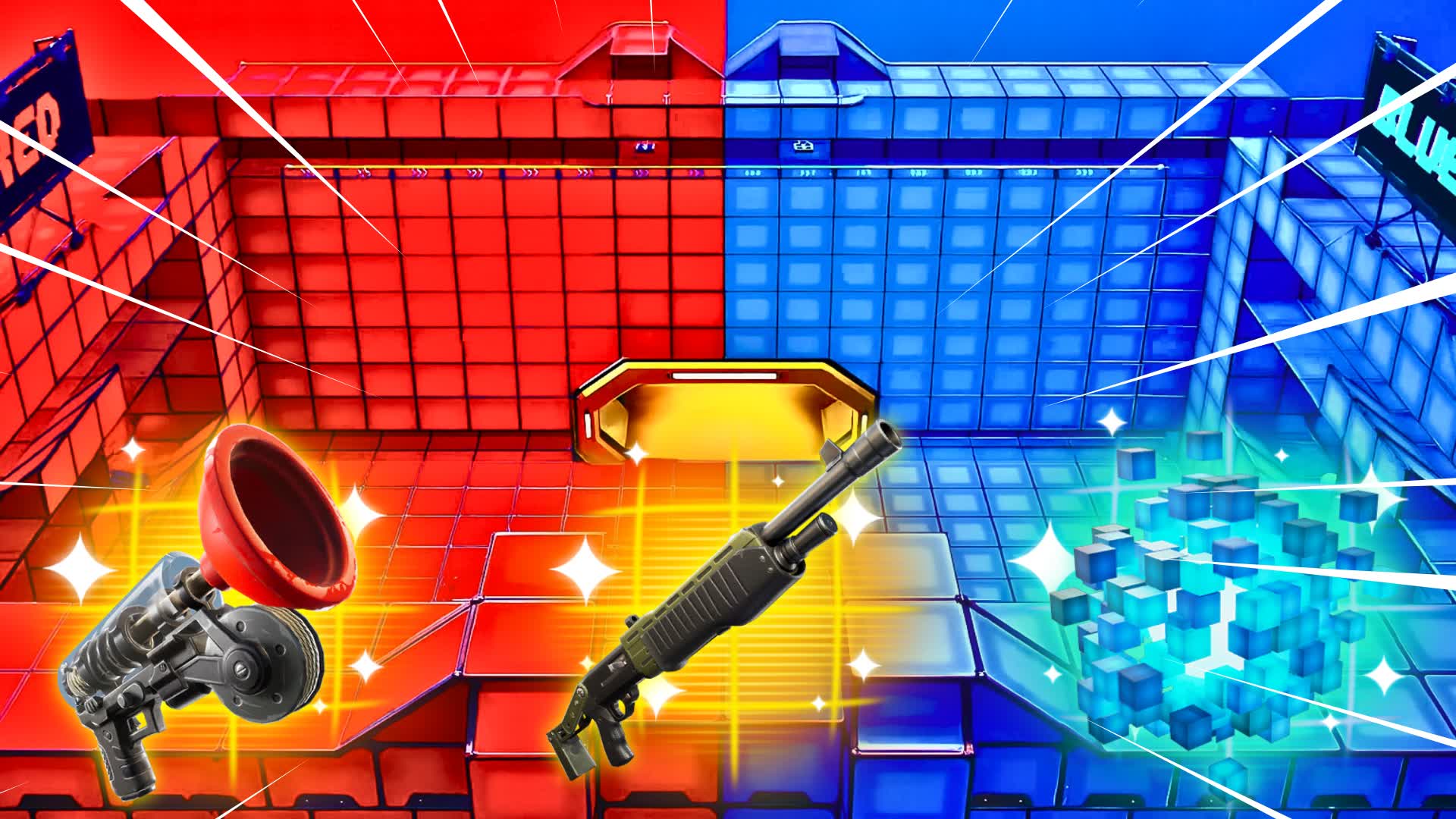 SUPER RED VS BLUE KING 6993-8887-9140 by coin-afk-map - Fortnite ...