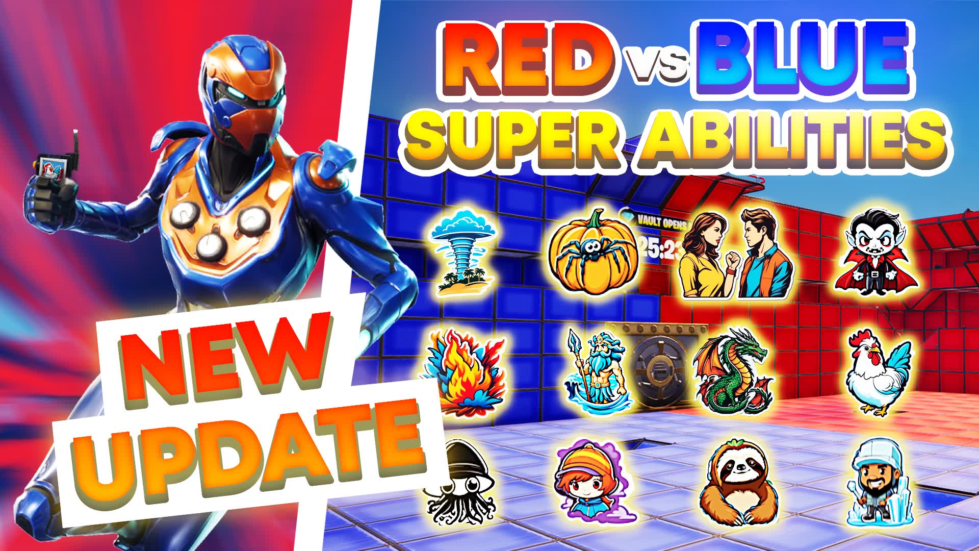 SUPER ABILITIES 💥 RED VS BLUE 🔴🔵 6450-3695-3154 by amigostudios ...