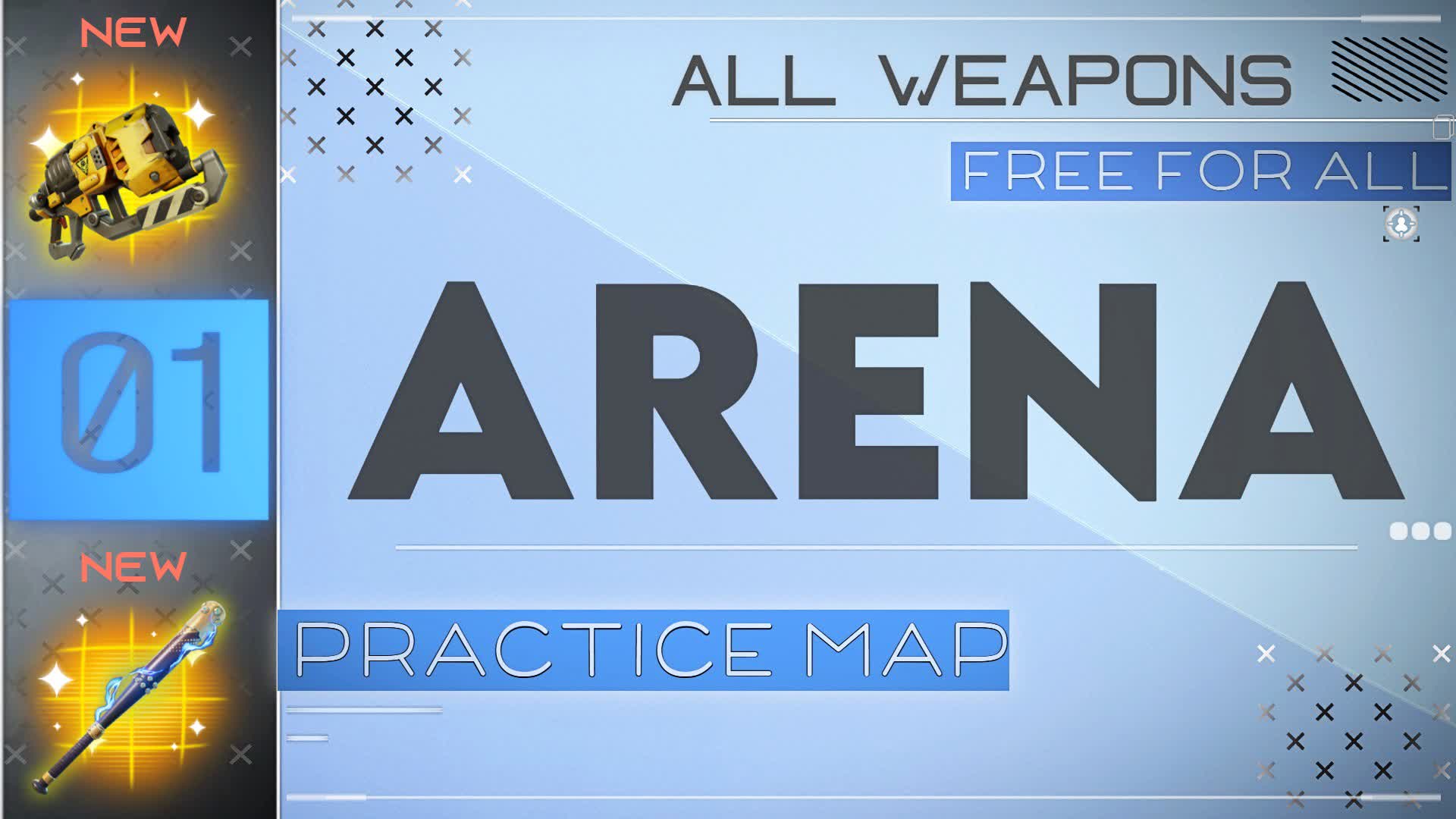 ARENA 01 [ALL WEAPONS] FFA 8303-9439-0813 by oldghost - Fortnite ...