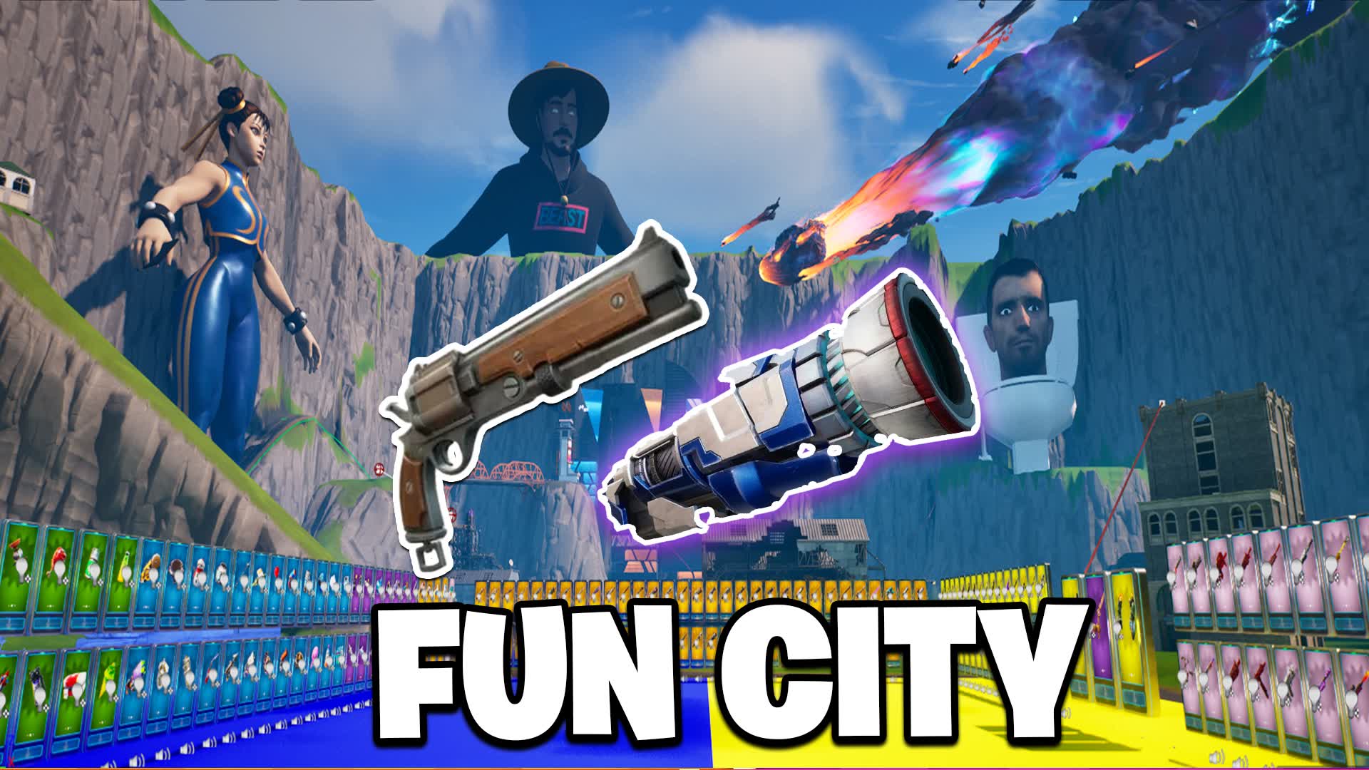 🔥FUN CITY - ALL GUNS&CARS!🔥 7906-7475-9536 by teamjlove - Fortnite ...