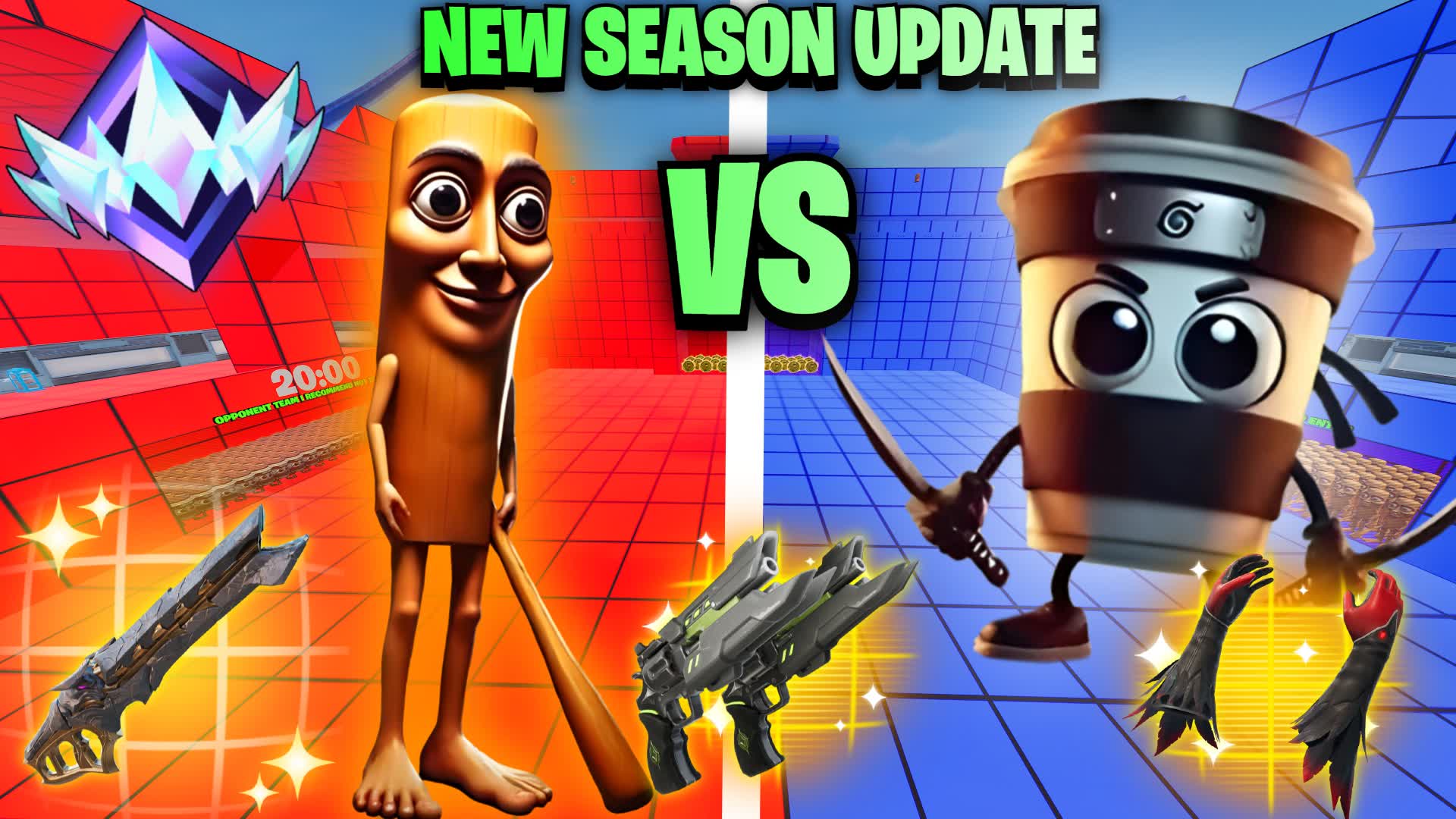 BRAINROT RED VS BLUE 9796-5744-5419 by salotto - Fortnite