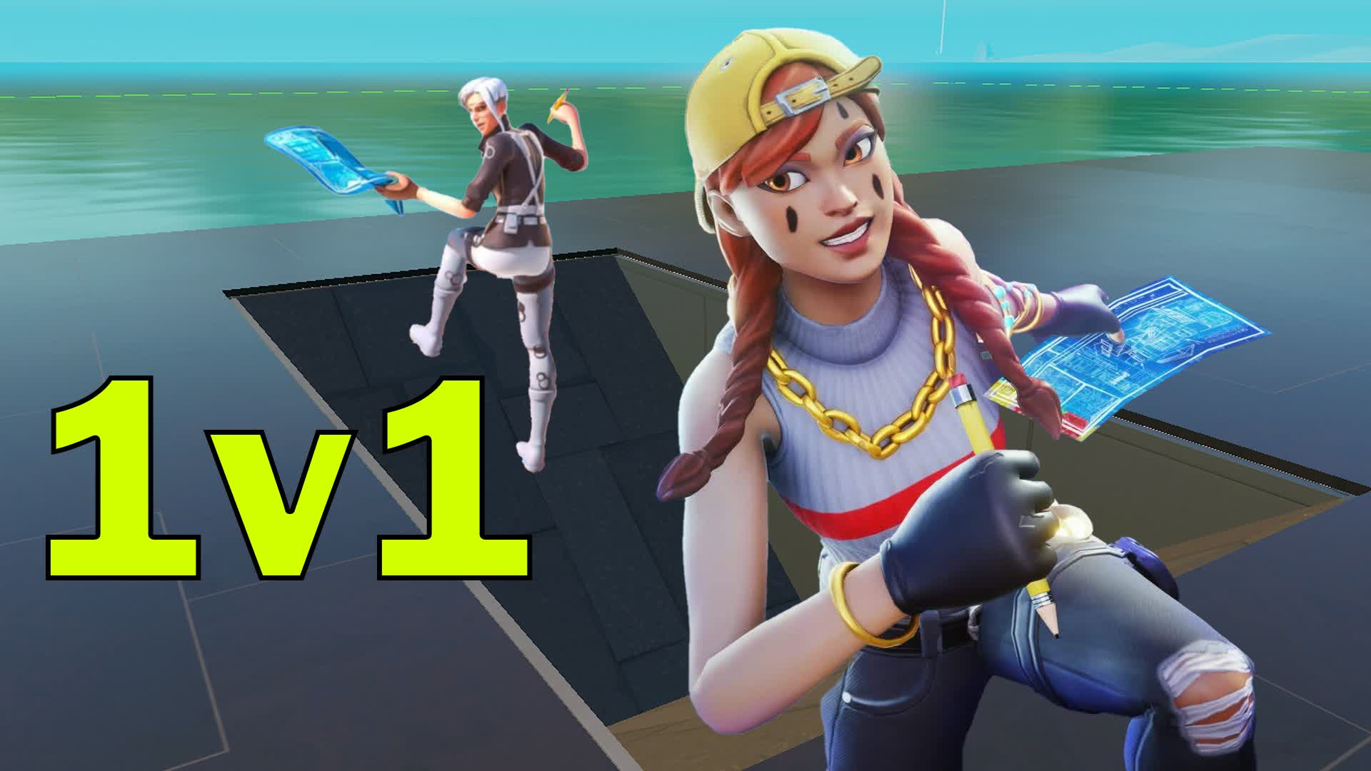 1v1 Build Fights 8100-5511-3332 by kemmi - Fortnite Creative Map Code - Fortnite.GG