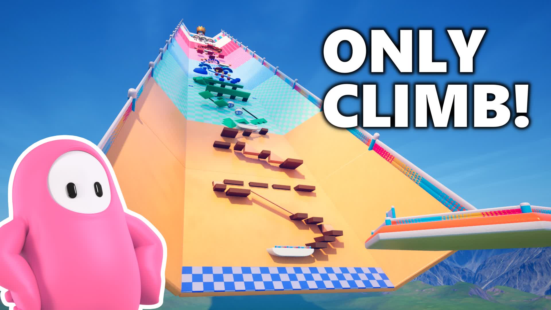 ONLY CLIMB! | Fall Guys 3353-3153-9470 by ruaru_fn - Fortnite Creative ...