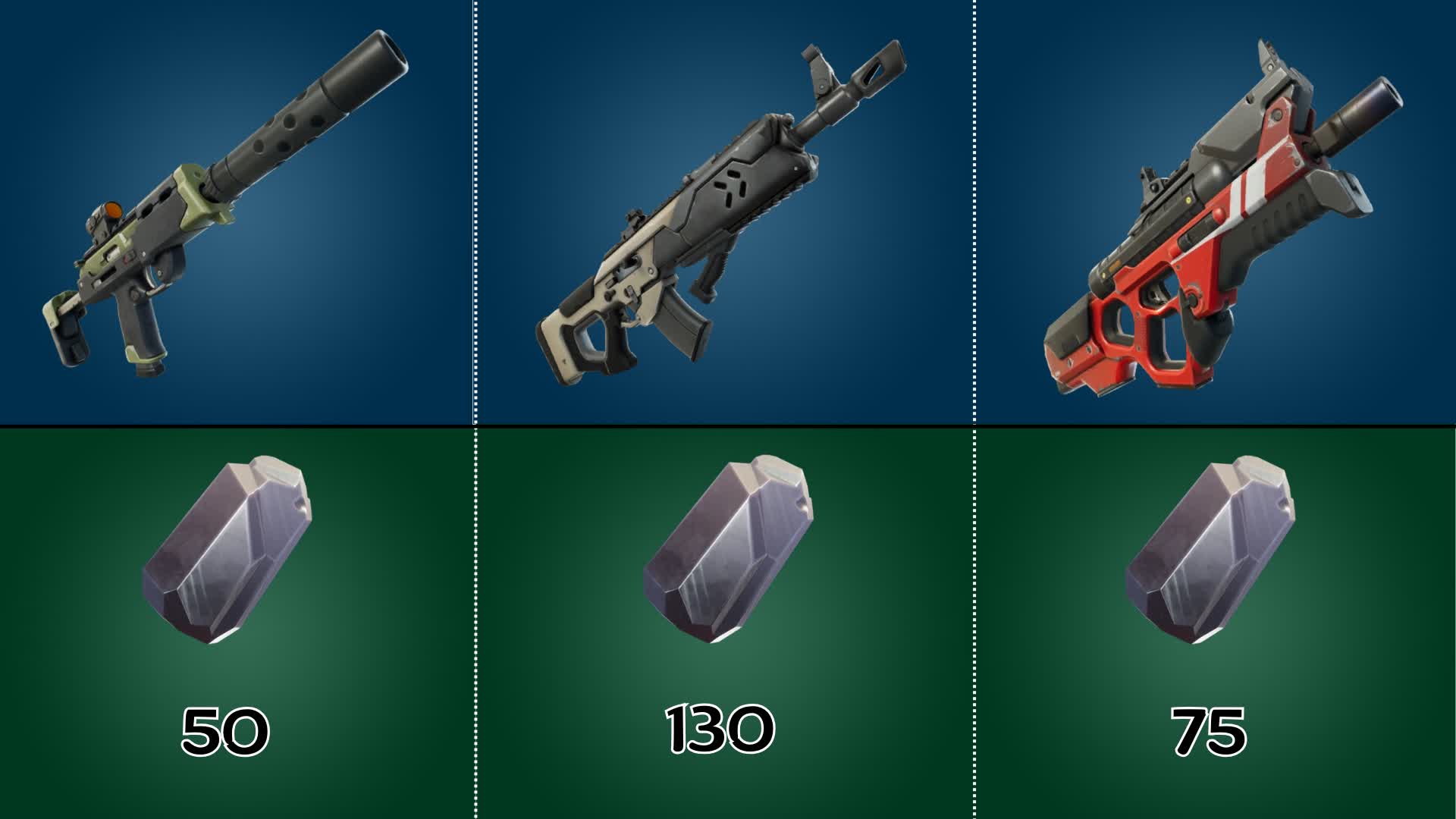 VOLCANO MERIT WEAPONS 4068-5104-6688 by texture - Fortnite