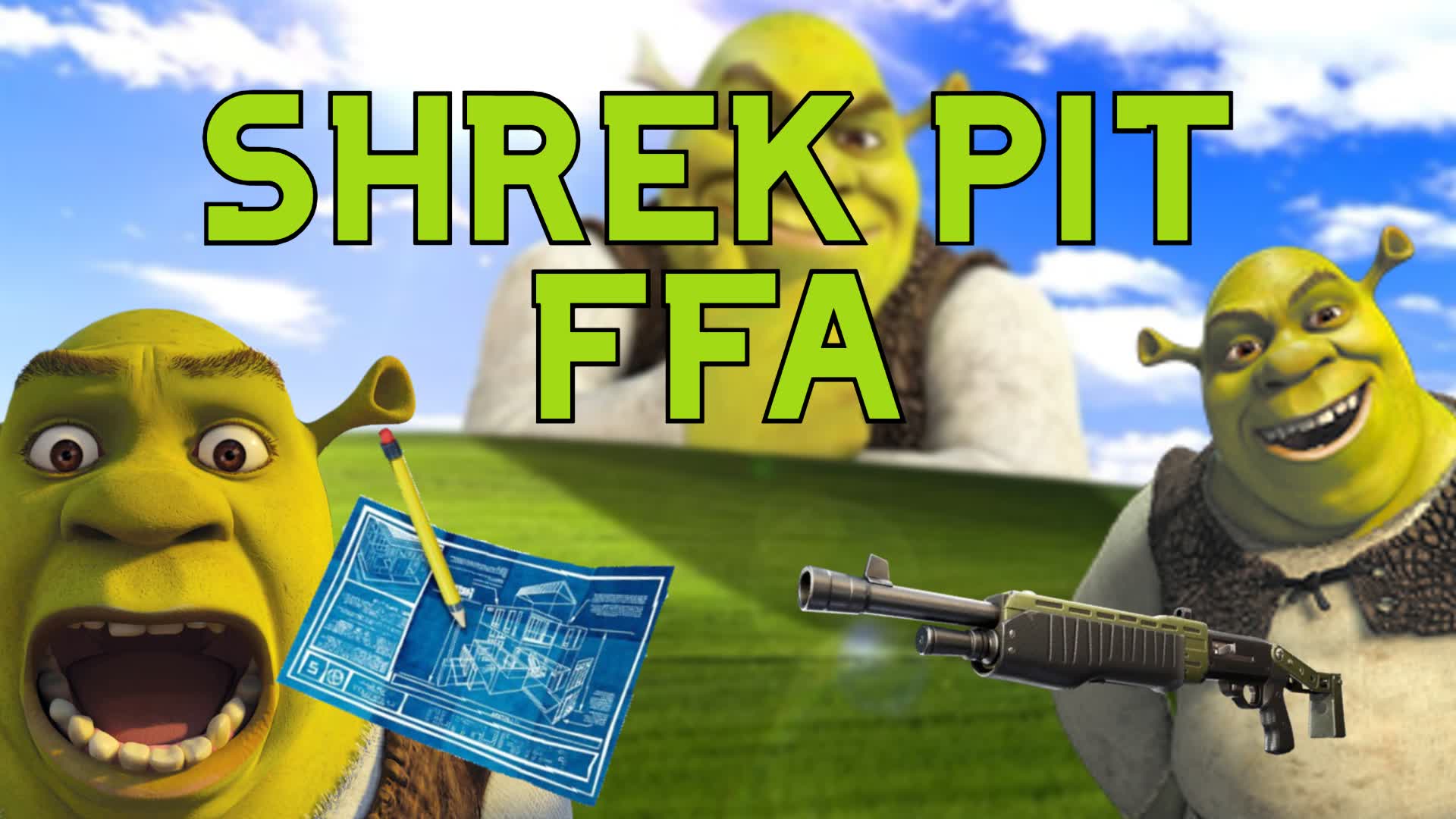 SHREK PIT FFA 💚 FPS BOOST + ZERO DELAY 8596-7202-3918 by chris75hun ...