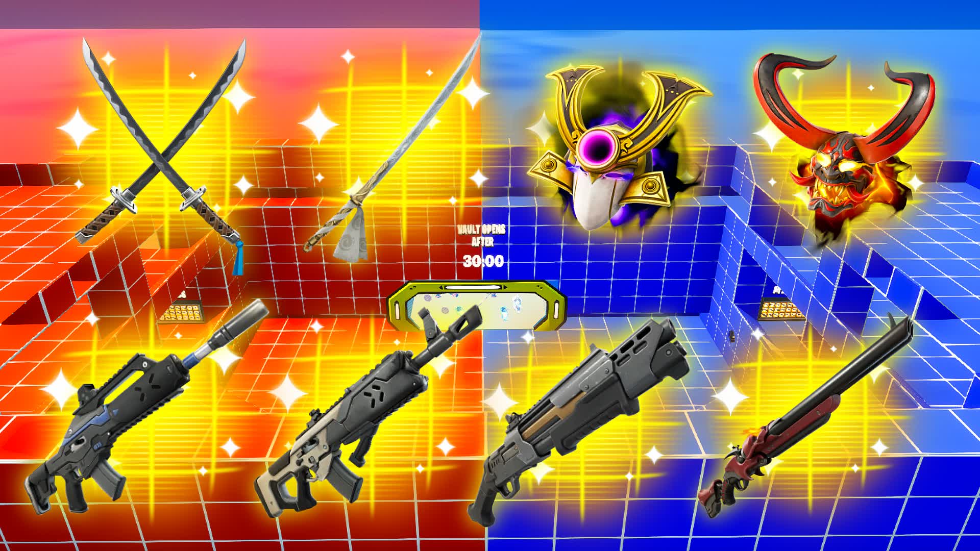 CRAZY AMAZING RED VS BLUE 🔴🔵 9652-4619-7878 par eldii - Fortnite