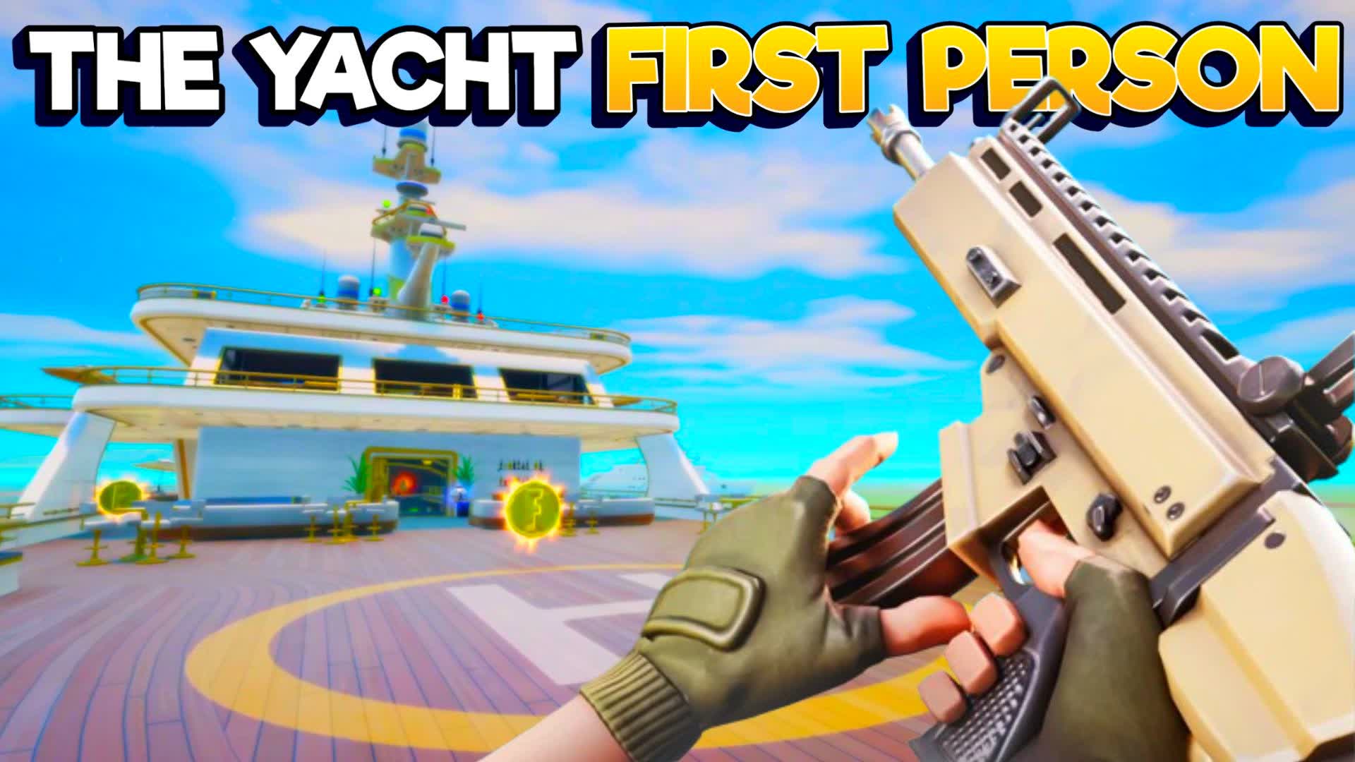 THE YACHT GUN GAME: FIRST PERSON 1389-5540-6063 by clmzi - Fortnite Creative Map Code - Fortnite.GG