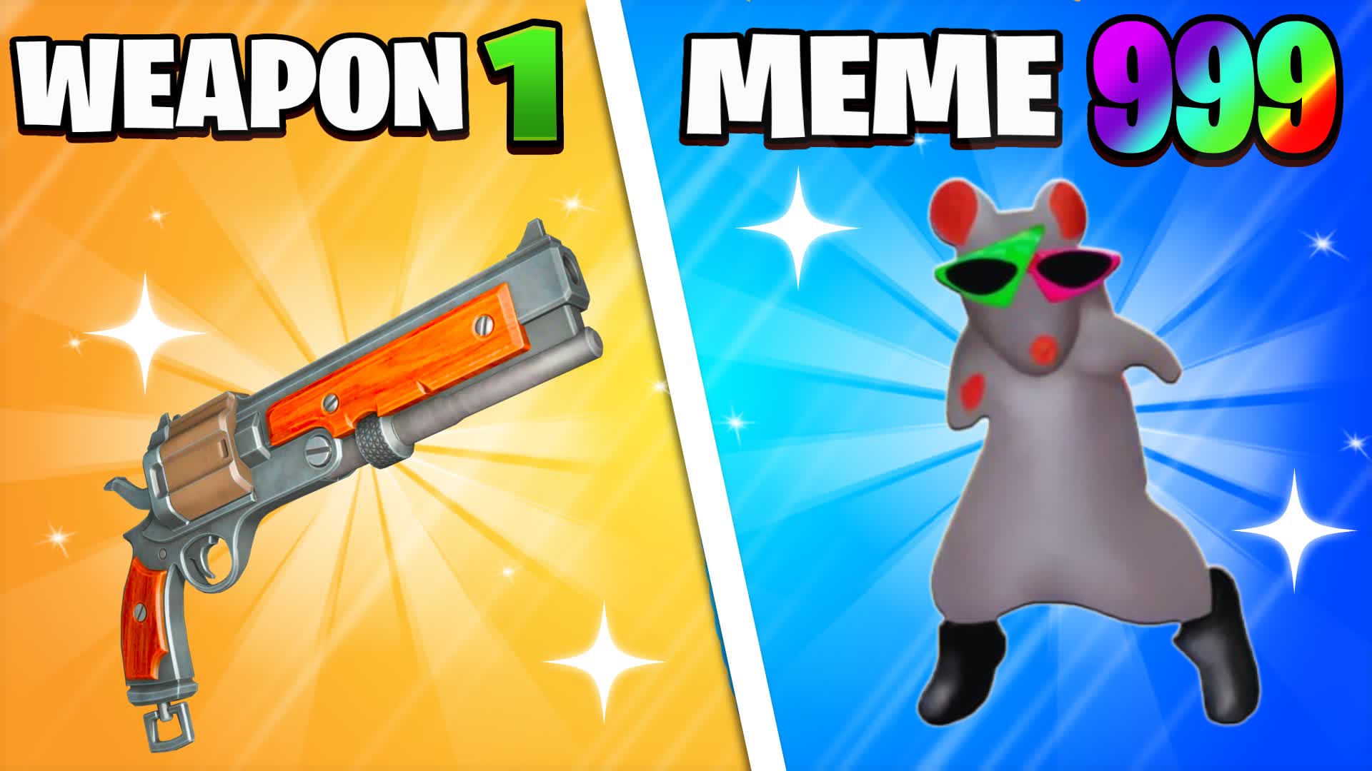 MEME GUN GAME 🔫 CHAOS ONE SHOT 🎯 3836-4066-7647 by mackyfish - Fortnite ...