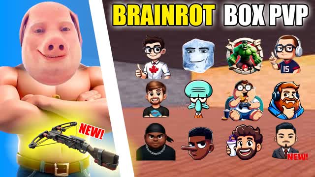 Brainrot Box PvP 2.0 7875-7764-6438 من ابتكار stacksyoung - Fortnite