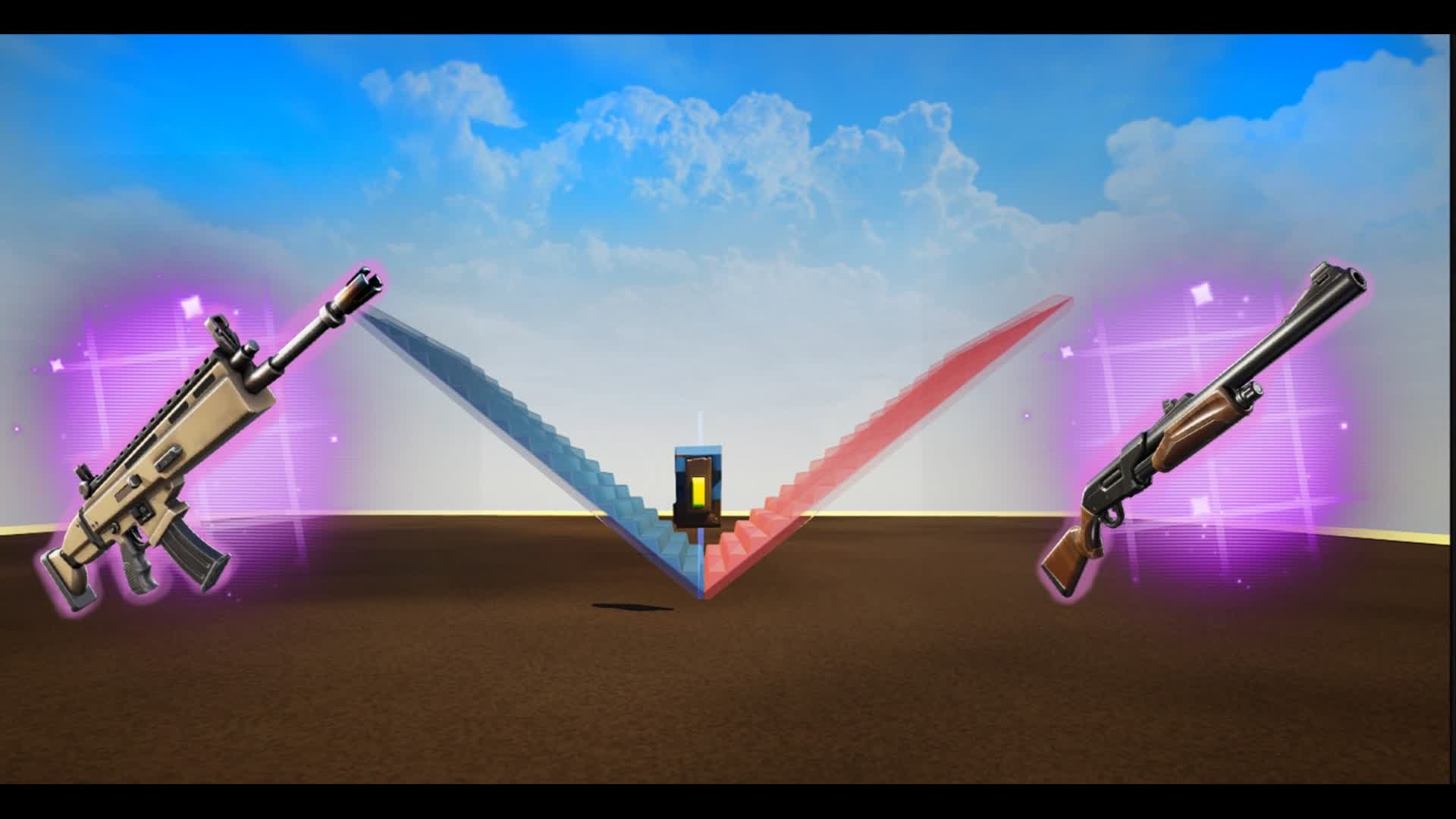 Clean 1v1 Custom 1v1 GREEN SCREEN 9924-9291-3605 by loveyevee - Fortnite Creative Map Code ...