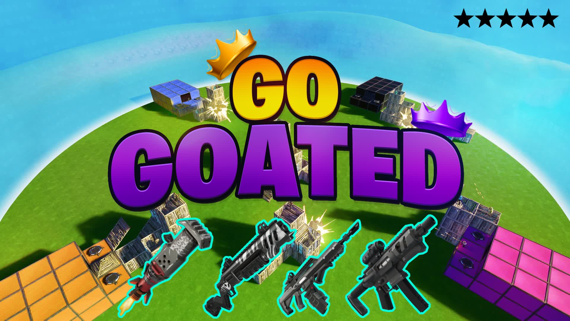 🐐GO GOATED - SQUADS🌀SZN 4🚀 1596-6507-9691 by savvy6k - Fortnite ...