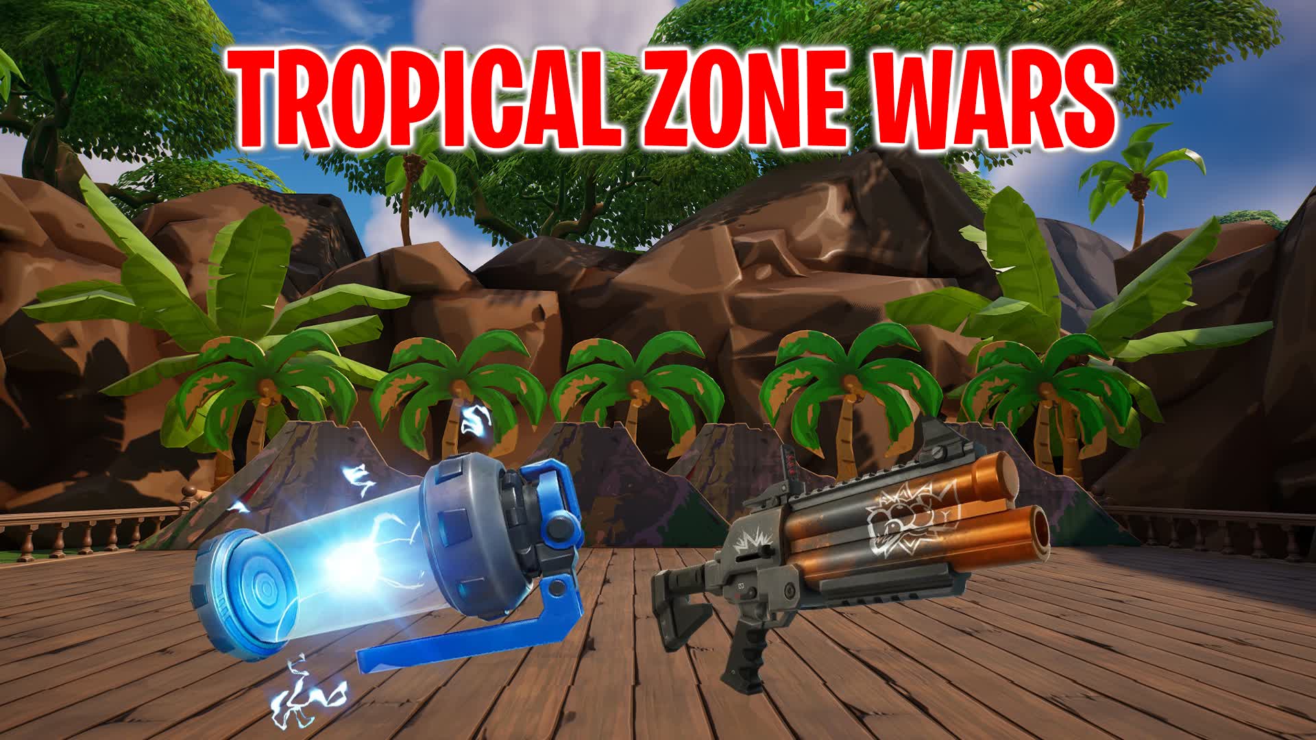 🌴 Tropical Zone Wars 🌴 8711-7081-1093 by excape - Fortnite Creative Map ...