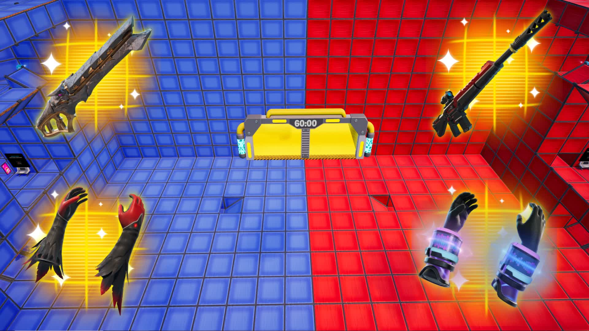 CUSTOM RED VS BLUE 🔴🔵 2384-0649-1181 by govi - Fortnite Creative Map ...