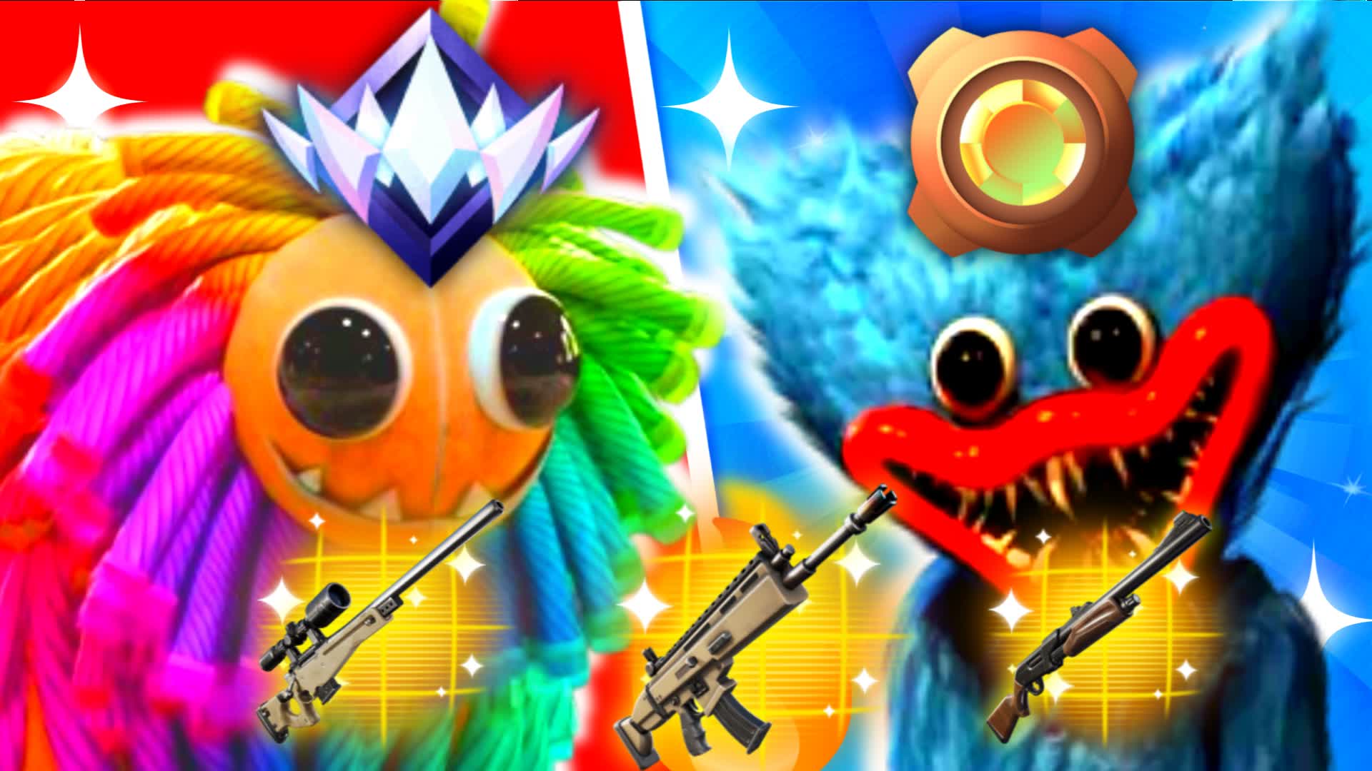 YARNABY vs HUGGY WUGGY🔴🔵 7521-3355-3832 by shiy - Fortnite Creative Map ...