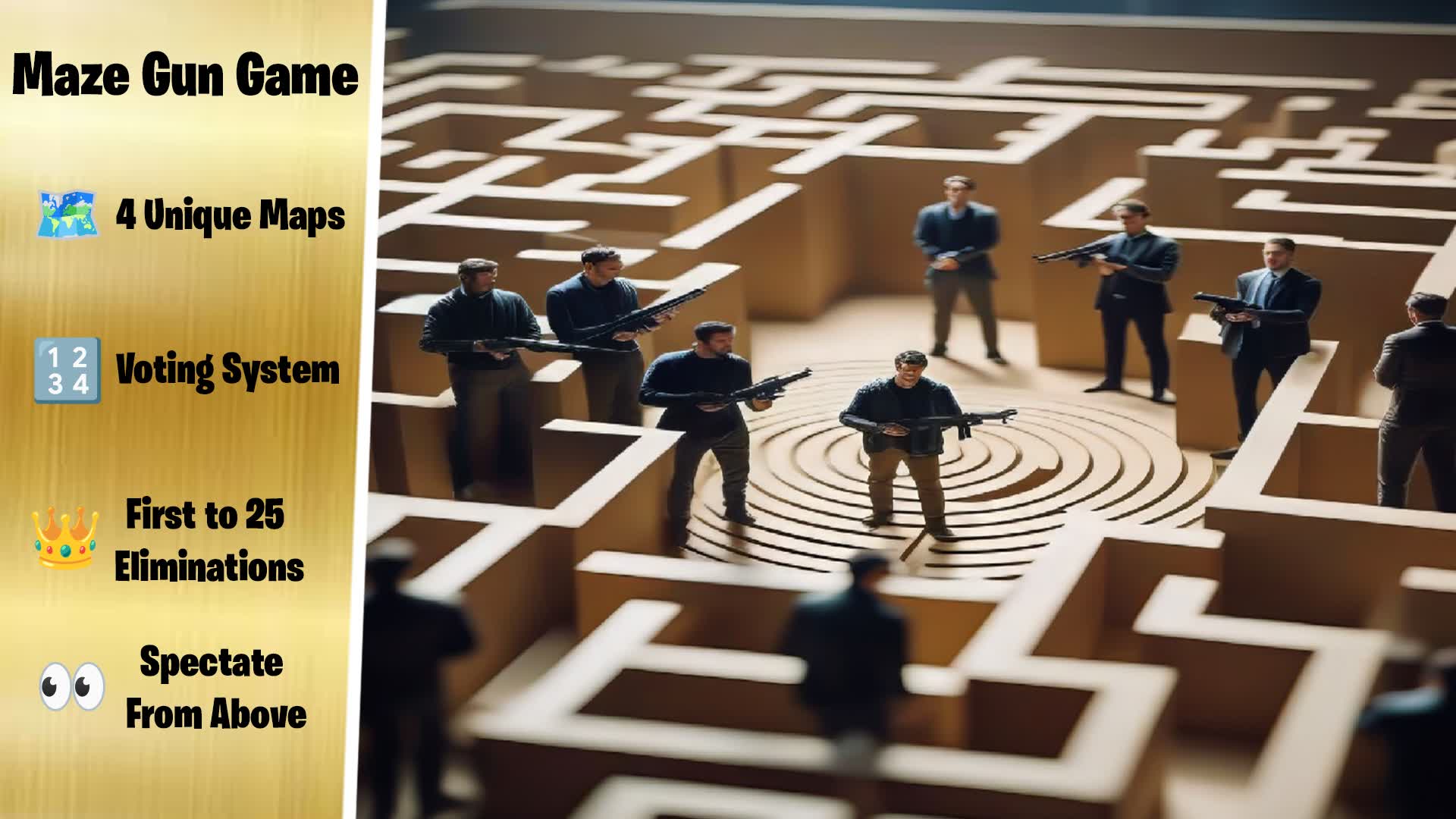 Maze Gun Game ₪ 5211-5796-8261 by kiam - Fortnite Creative Map Code ...