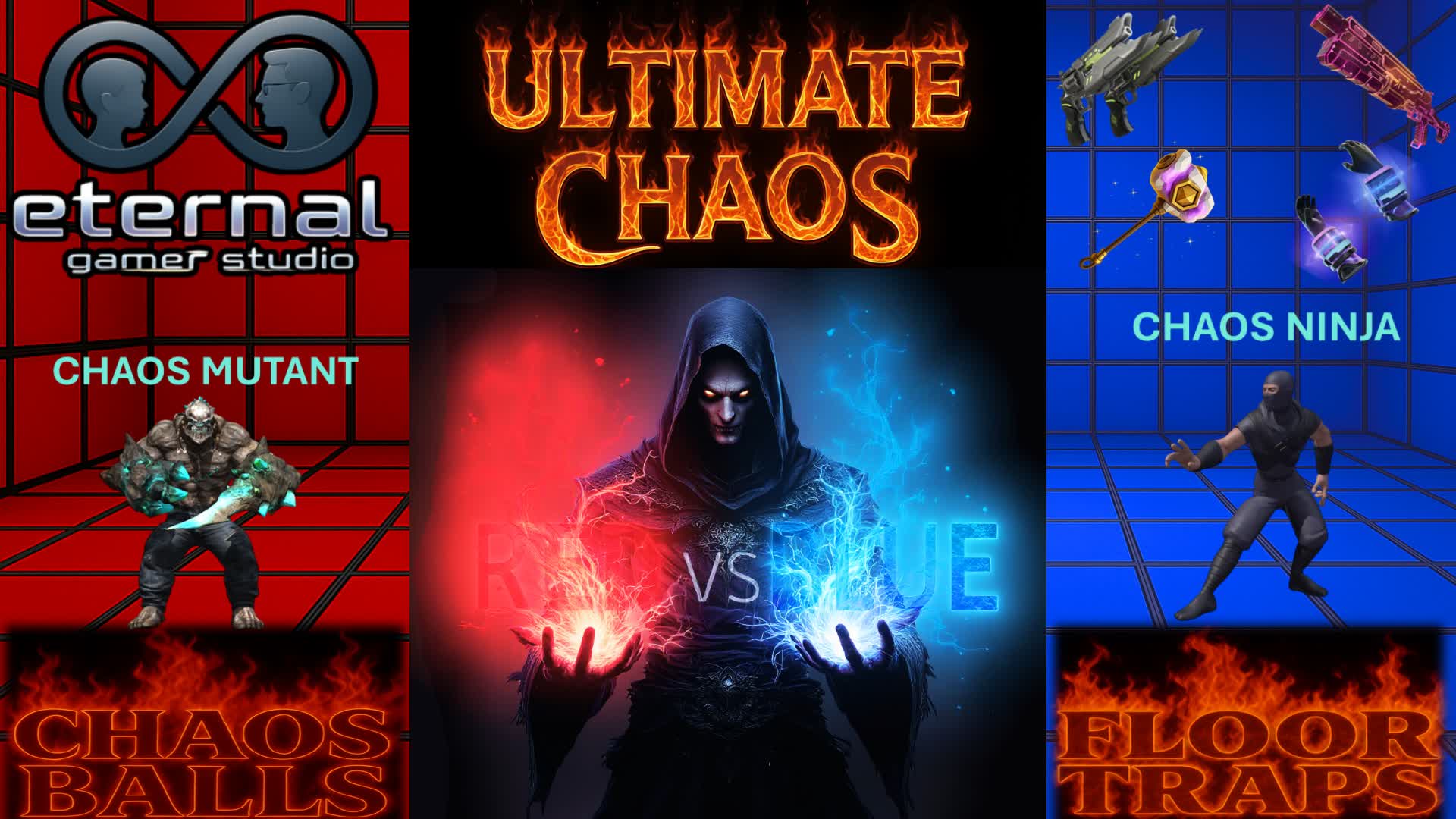 ULTIMATE CHAOS RED VS BLUE 7332-3078-6558 by eternalgamer - Fortnite ...