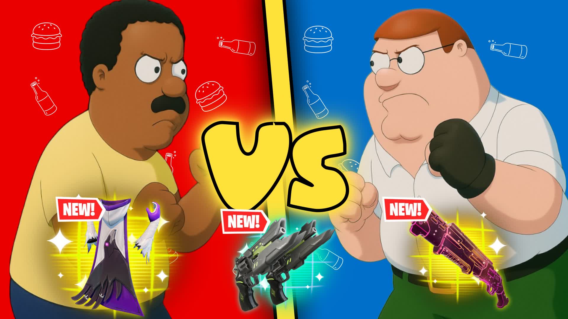 PETER GRIFFIN VS CLEVELAND BROWN 🔴🔵 7286-4441-5072 by coyg - Fortnite ...