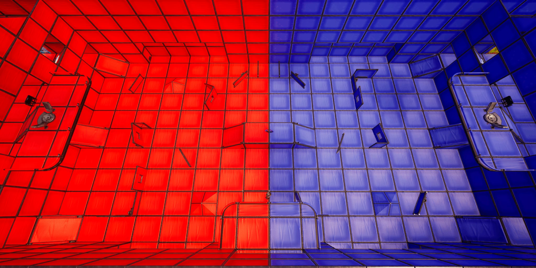 MINI RED vs BLUE 🔴🔵 PRO FUN ZERO BUILD 4768-9341-1934 by qrei ...