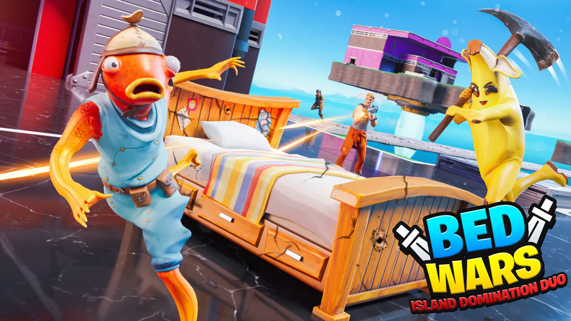 Bed Wars: Island Domination Duo 6608-3586-5517 by mastiff - Fortnite Creative Map Code - Fortnite.GG