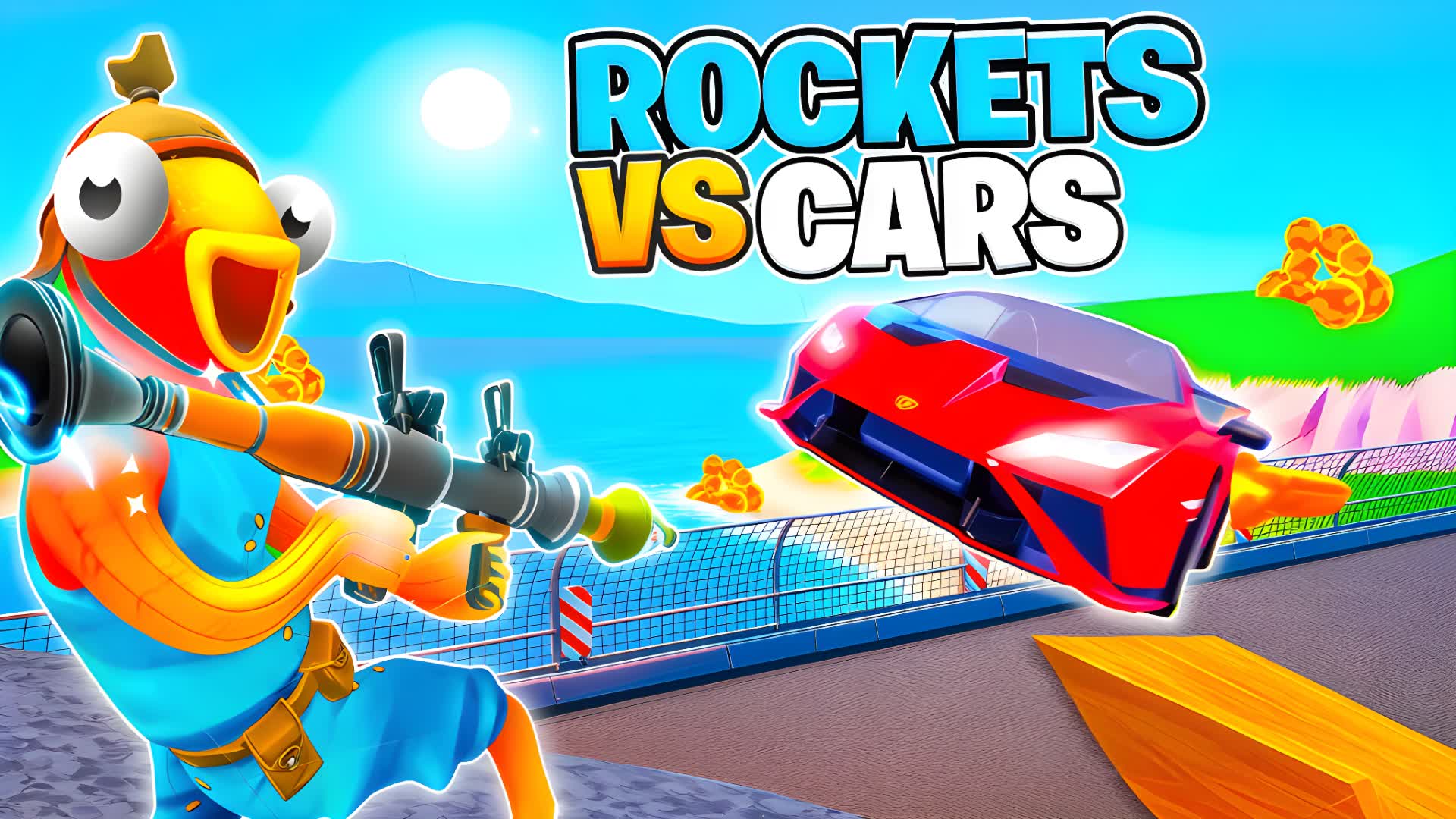 summer rocket vs cars 7156-1542-7236 by mrfantom - Fortnite Creative ...