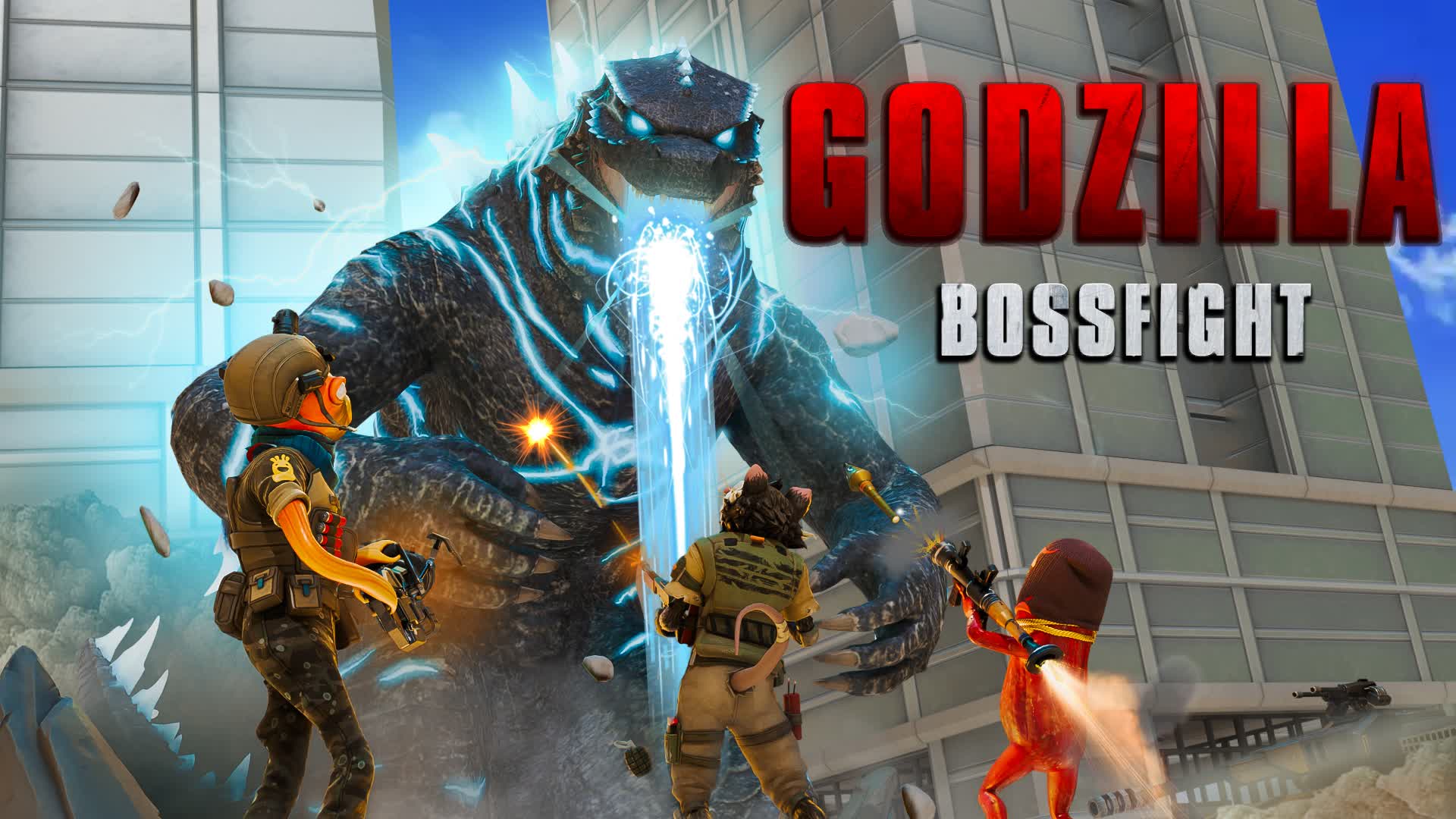 Godzilla: Bossfight🐲 4147-3641-7414 by sti11mak - Fortnite Creative Map ...