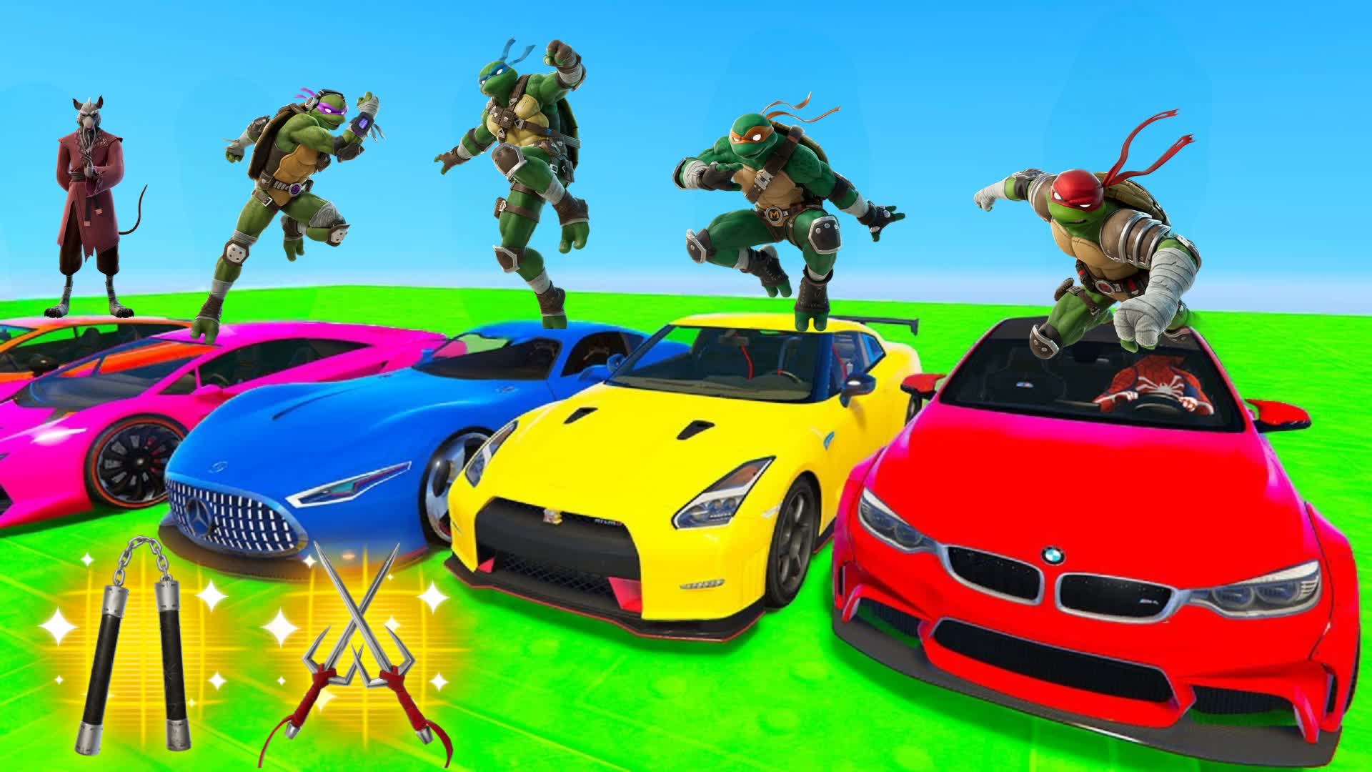 TMNT DRIVING FFA 🐢 1689-7895-3164, de redzzk - Fortnite