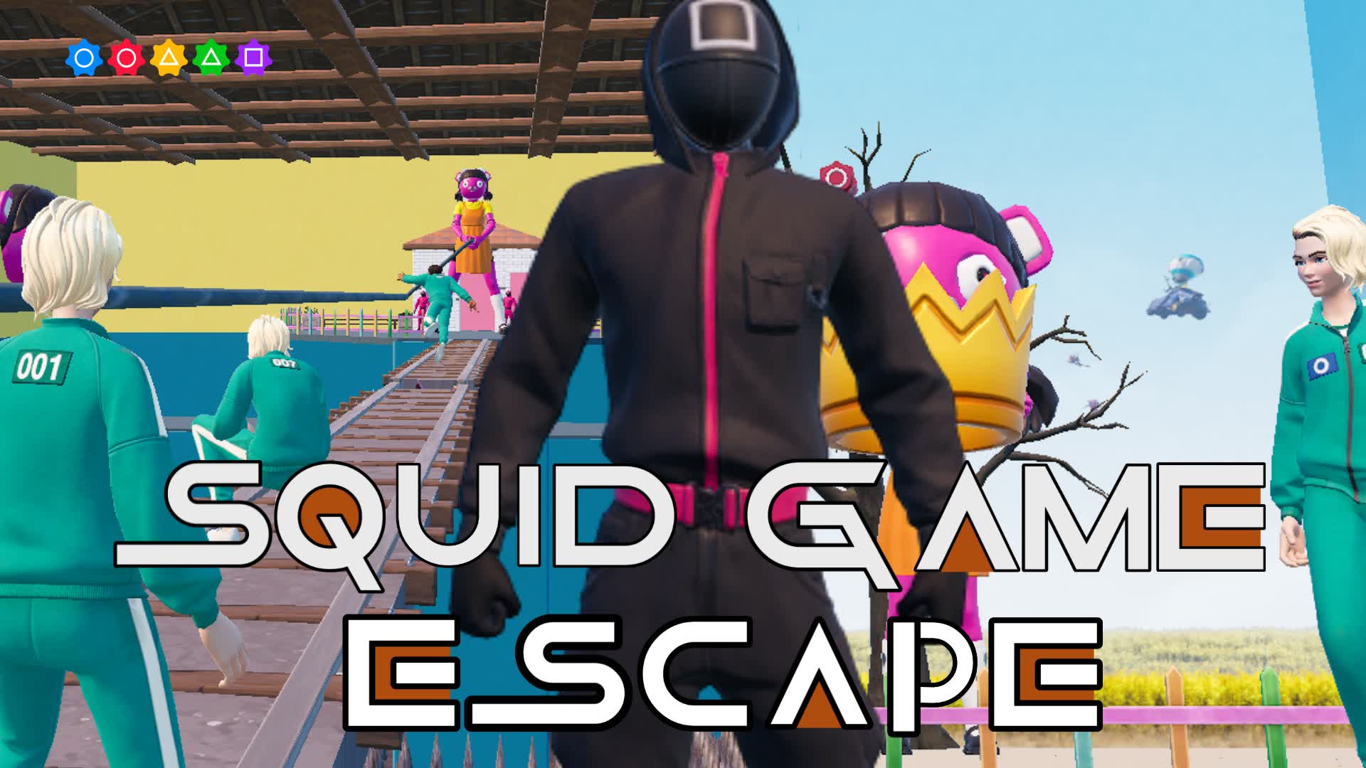 🦑SQUID GAME [ESCAPE ROOM] 0205-0733-8547 by gamesup - Fortnite Creative Map Code - Fortnite.GG