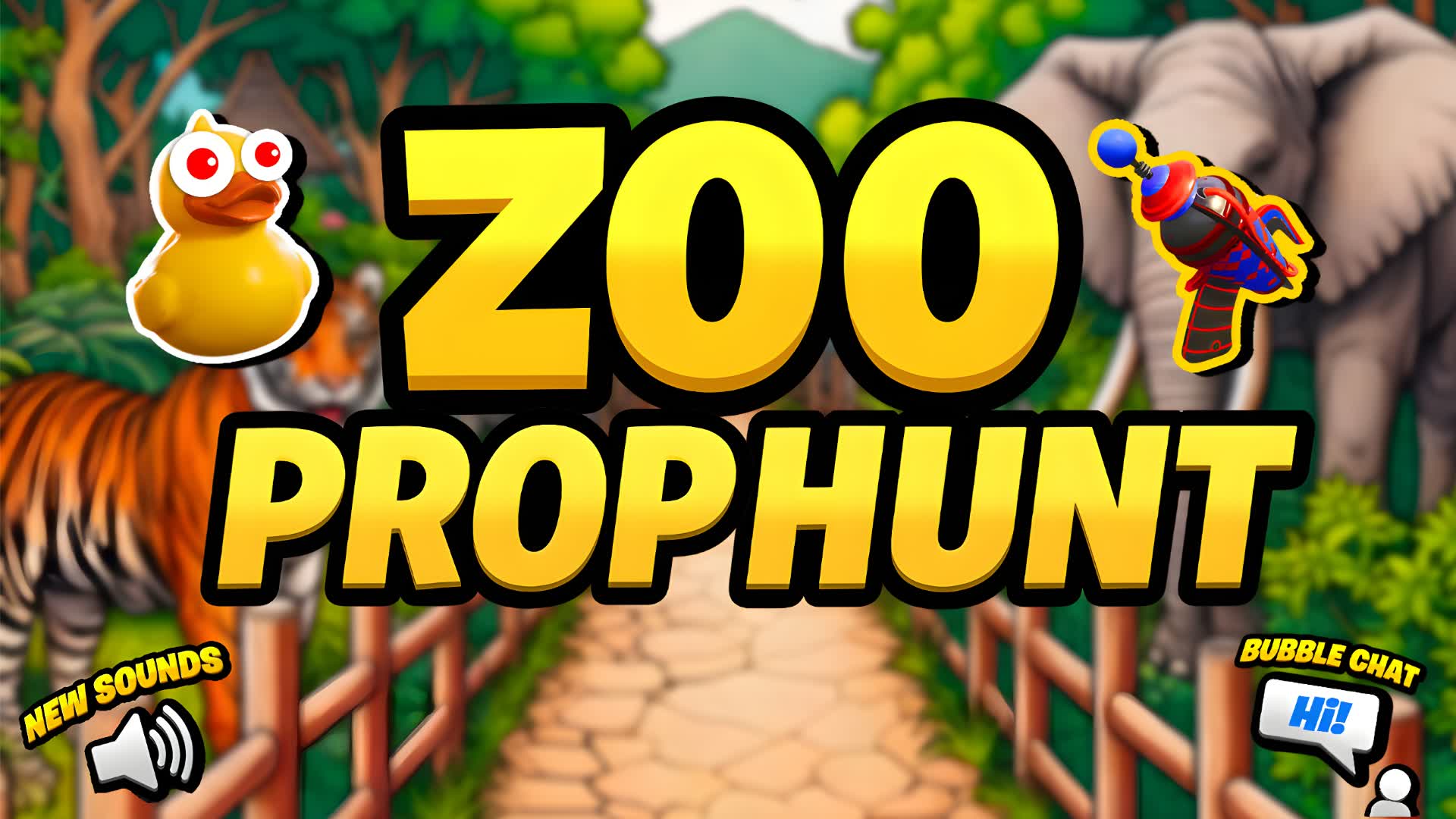 ZOO PROP HUNT🐘 [NEW] 7475-7322-6842 by propking - Fortnite Creative Map ...