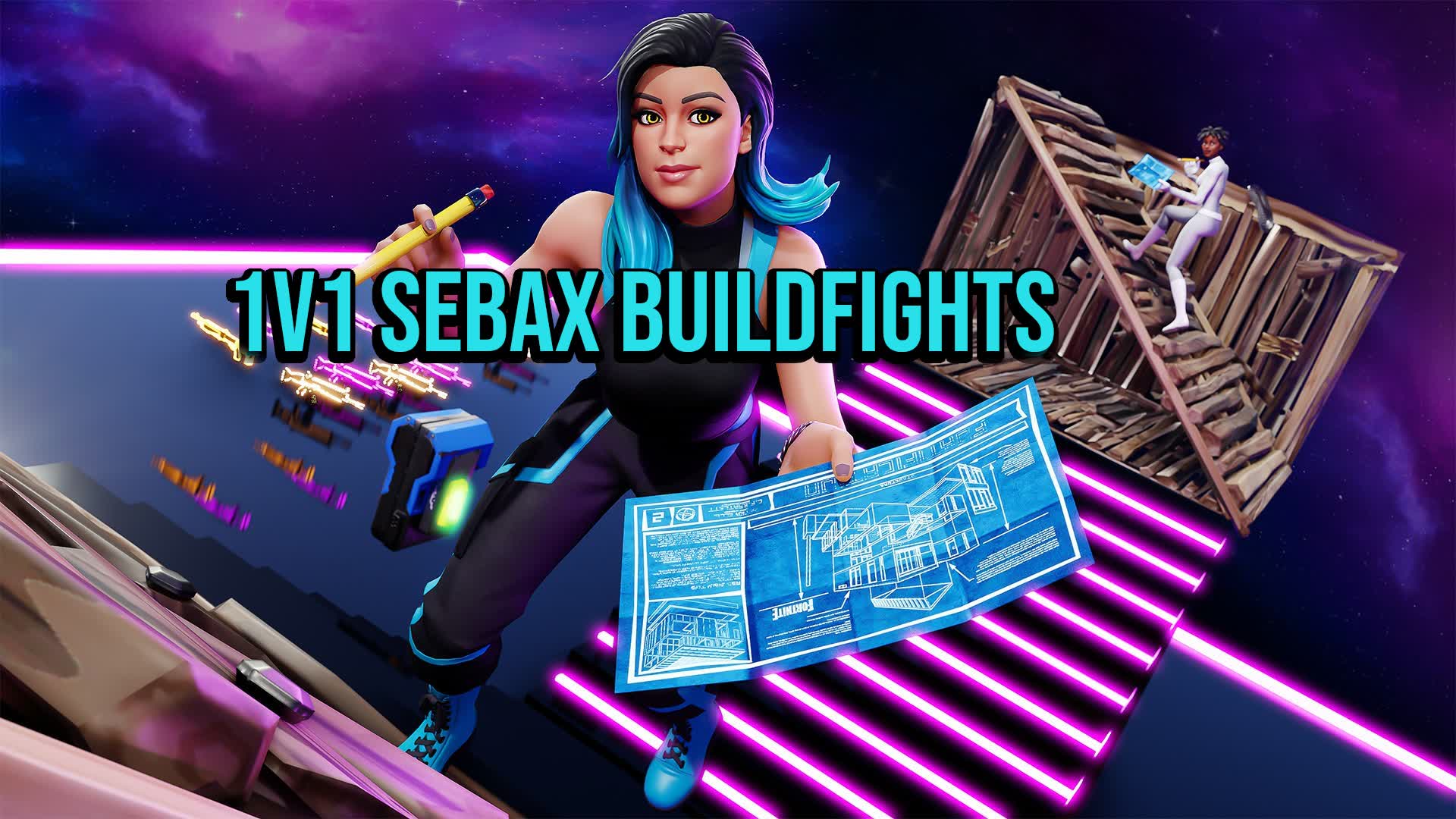 SEBAX 1V1 BUILD FIGHTS 1891-3833-1649 من ابتكار sebalox - Fortnite