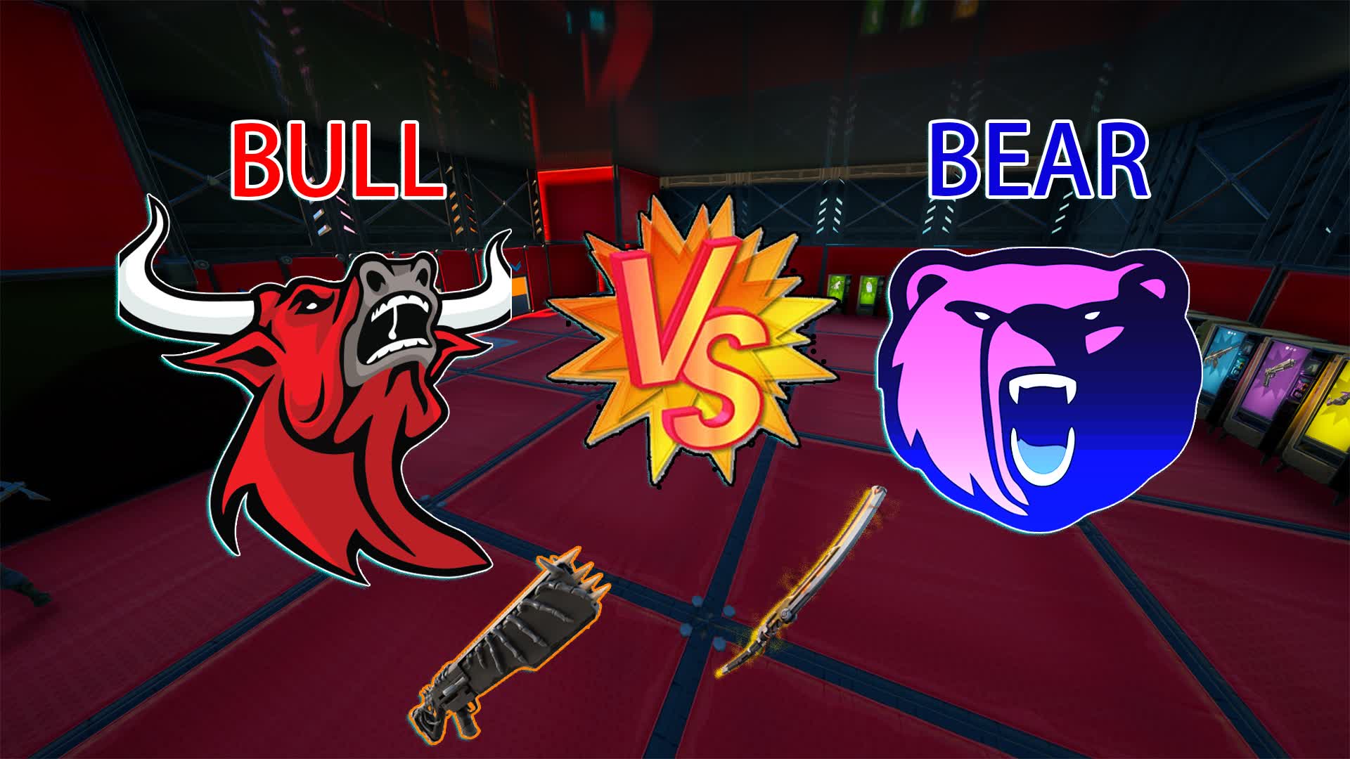 BULLS VS BEARS🔴🔵 0029-5114-2509 by scorprolls - Fortnite Creative Map ...