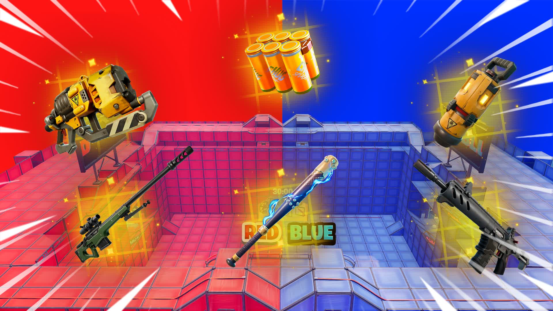 EPIC RED VS BLUE 🔴🔵 6269-9902-8859 by leonid_solo - Fortnite Creative ...