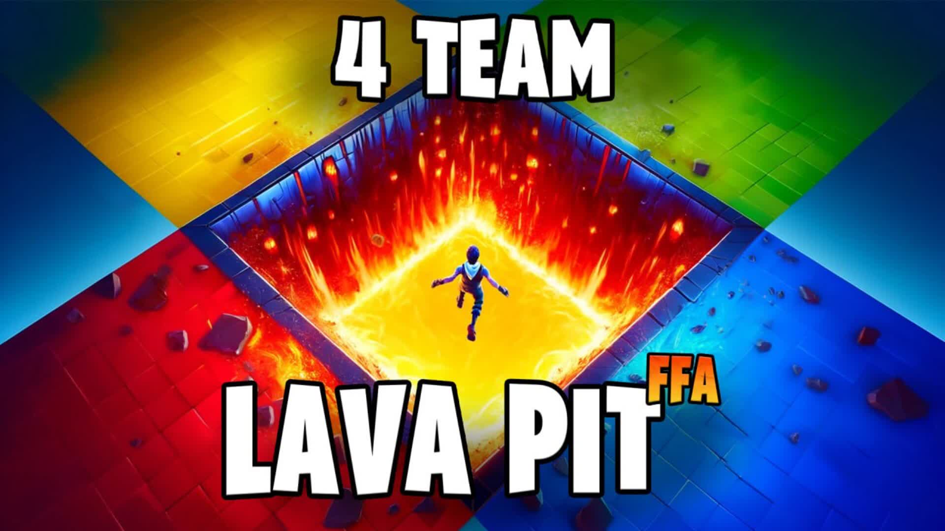 4 TEAMS PIT VS LAVA 7244-1388-7549 by bakun - Fortnite Creative Map Code - Fortnite.GG
