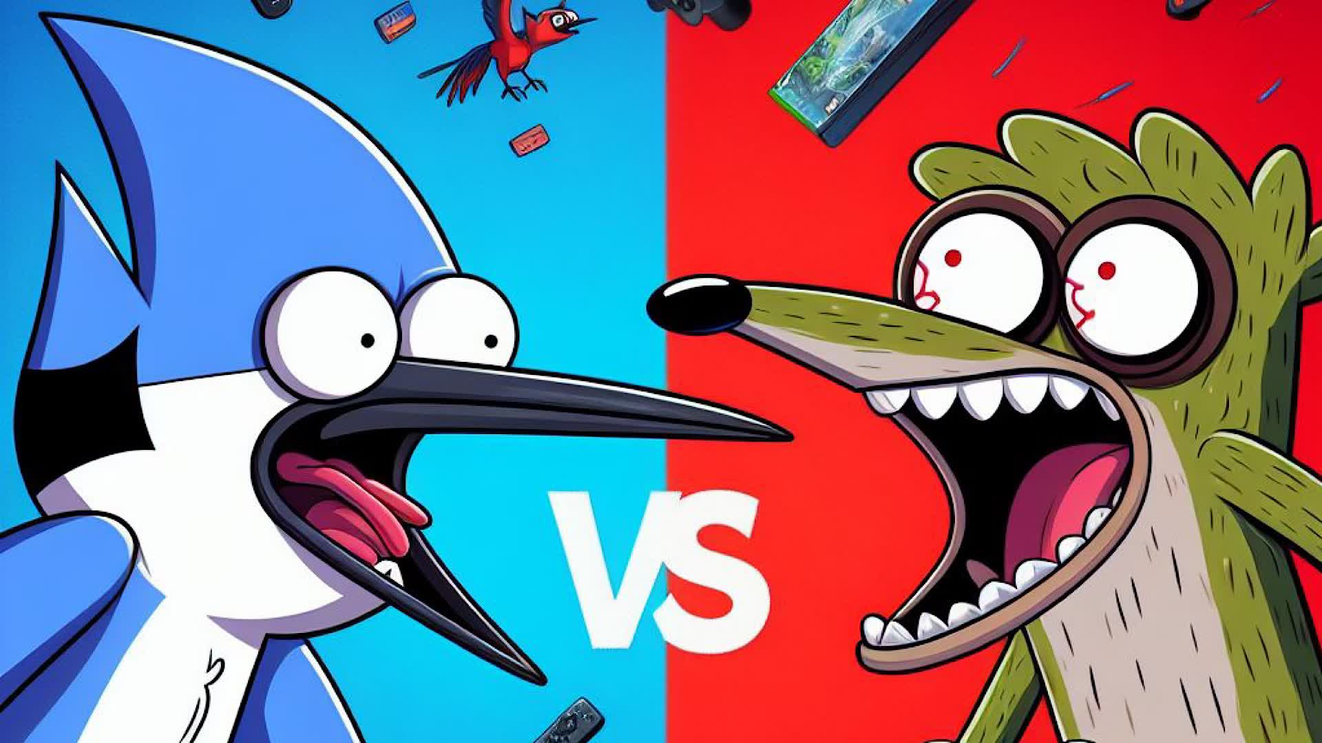 BUILDS ON! MORDECAI VS RIGBY 🔴🔵🔥 6124-1562-2145 من ابتكار naltao - Fortnite