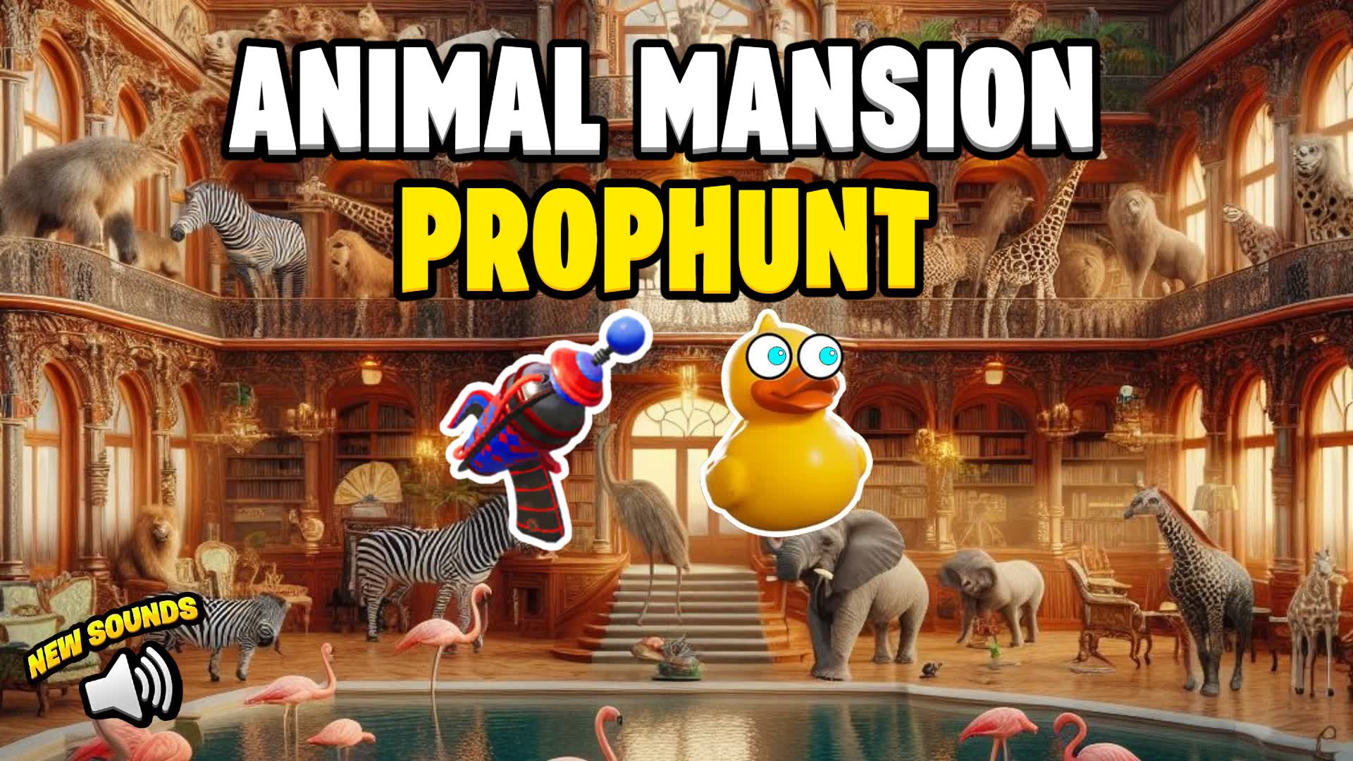ANIMAL MANSION PROP HUNT 🐒 2796-3641-2927 by hayate_fn - Fortnite Creative Map Code - Fortnite.GG