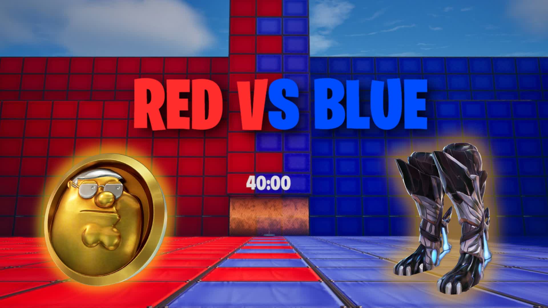 RED VS BLUE UEFN 1152-3274-6946 by mrnight - フォートナイト