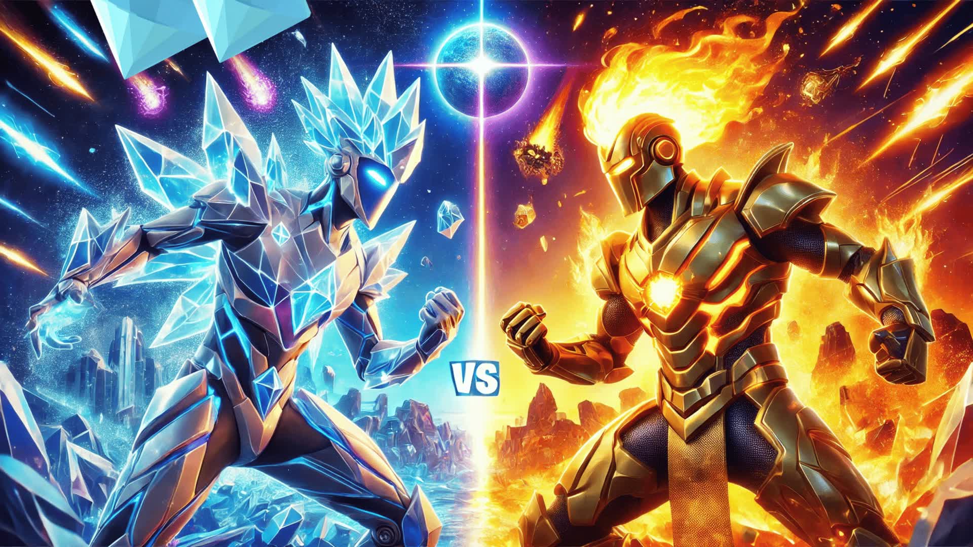 💎diamond vs gold Powers🪙 0563-5035-0868 من ابتكار arcade_studio - Fortnite