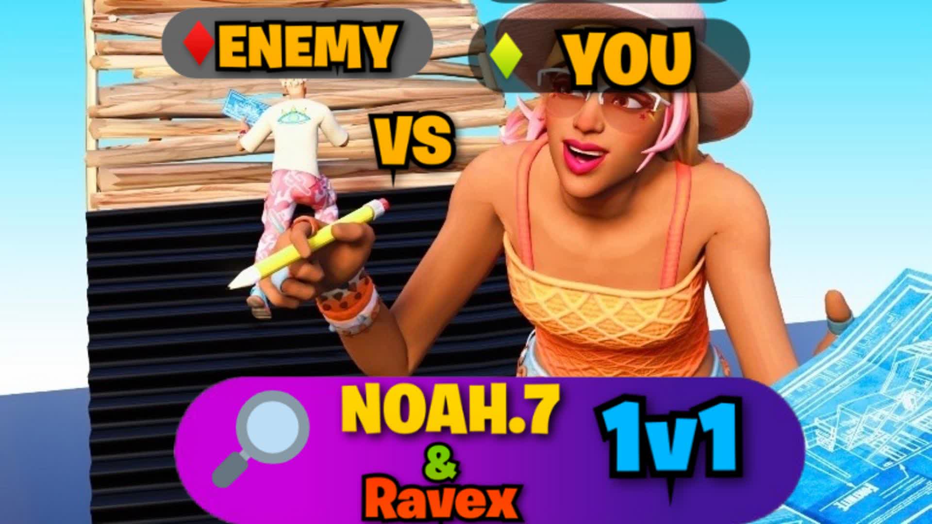 🔎 1v1 Buildfights [Noah.7 & Ravex] 7443-1982-2924 by noah.7 - Fortnite Creative Map Code ...