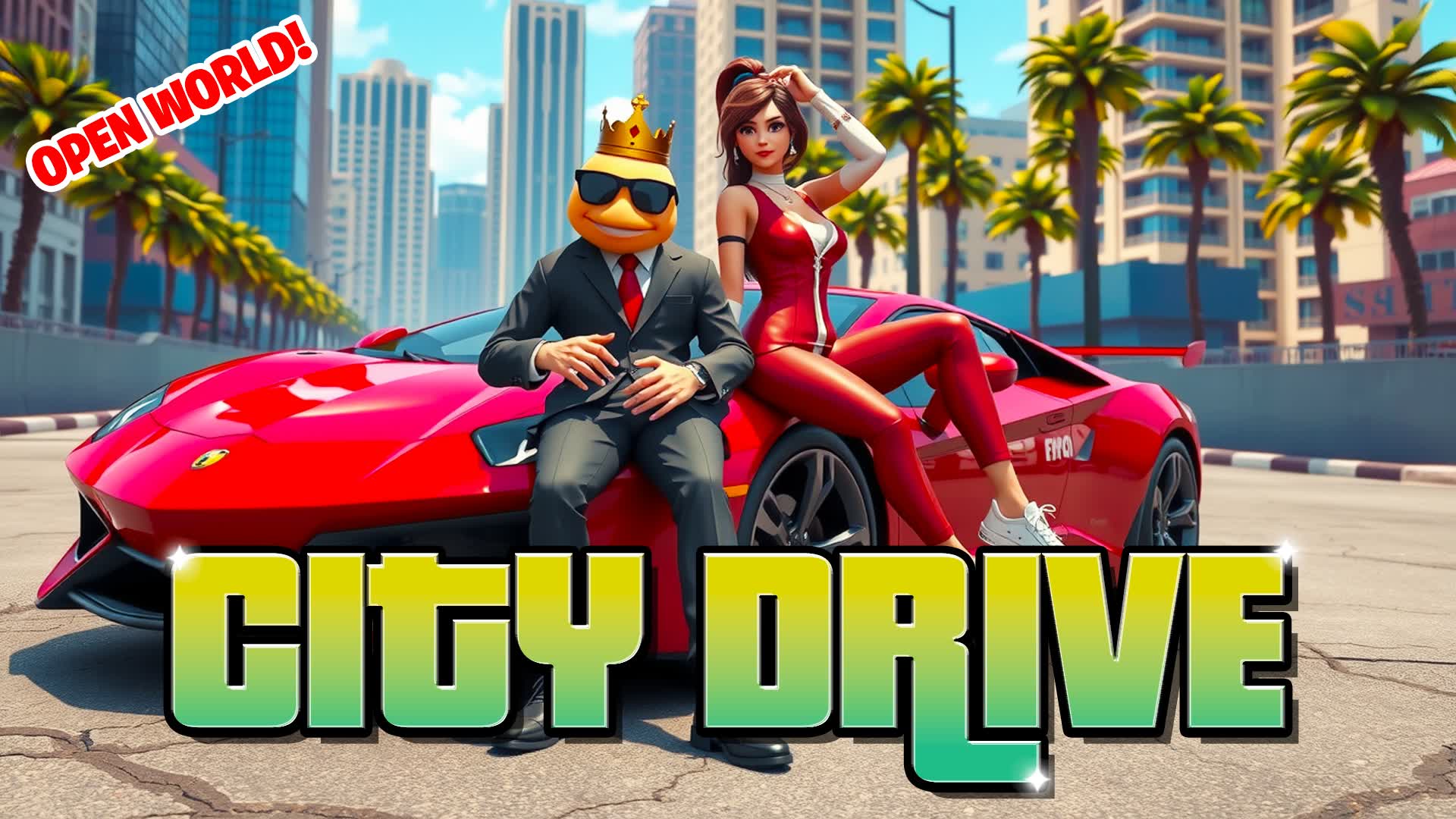 GRAND CITY DRIVE 4147-9901-7904 by brainrotfn - Fortnite Creative Map Code - Fortnite.GG