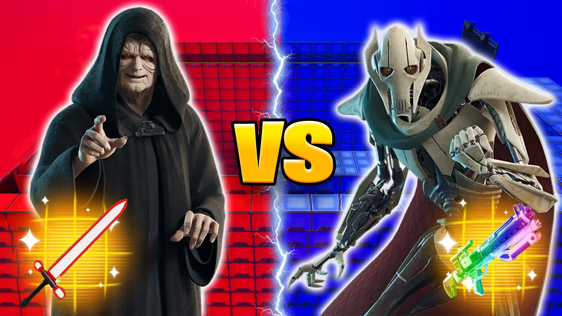 STAR WARZ Lightsabers red vs blue 🔴🔵 9158-5120-8429 by moneydabs ...