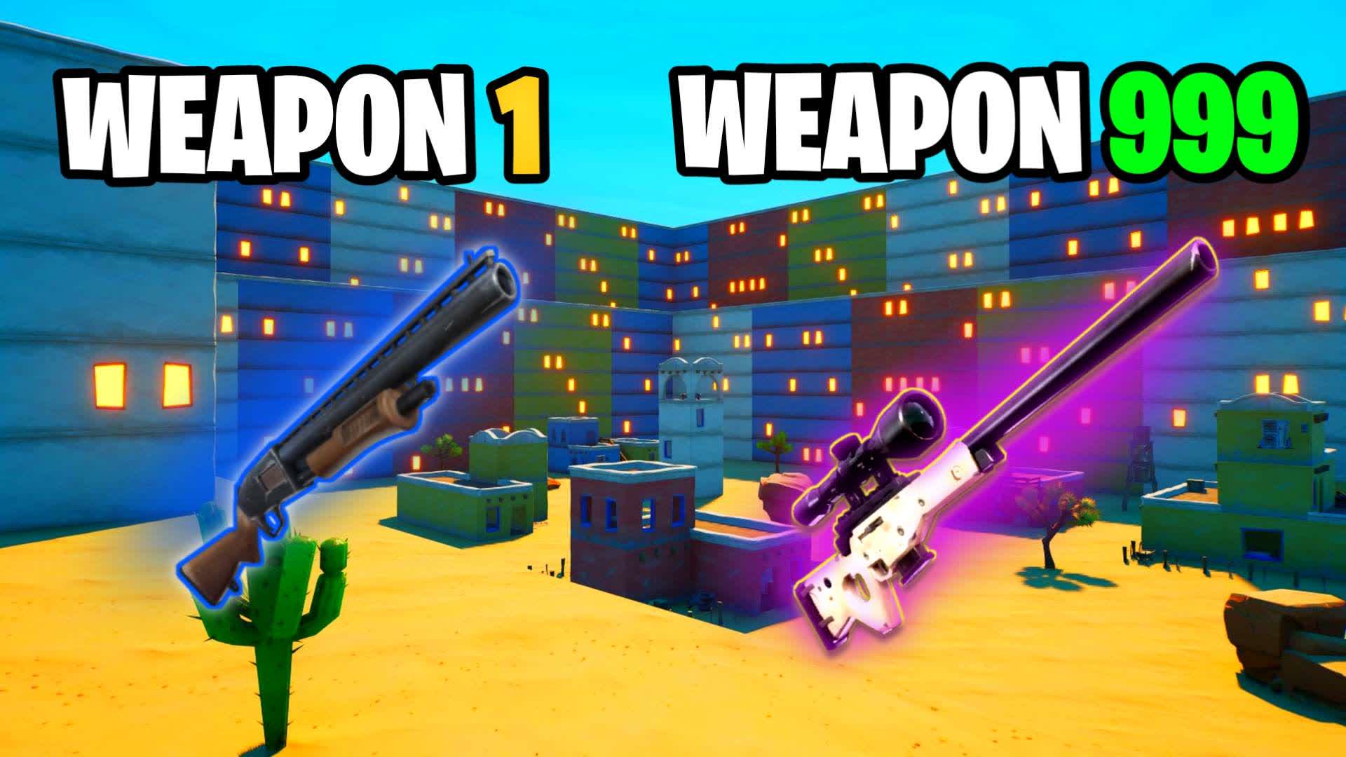 🌵DESERT GUN GAME💥 ONE SHOT 3728-2996-3123 by buildingbella - Fortnite ...