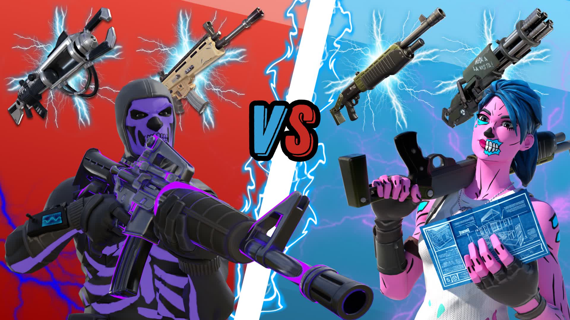 epic red vs blue 7103-5046-4846 by azoxfnbr - Fortnite Creative Map ...