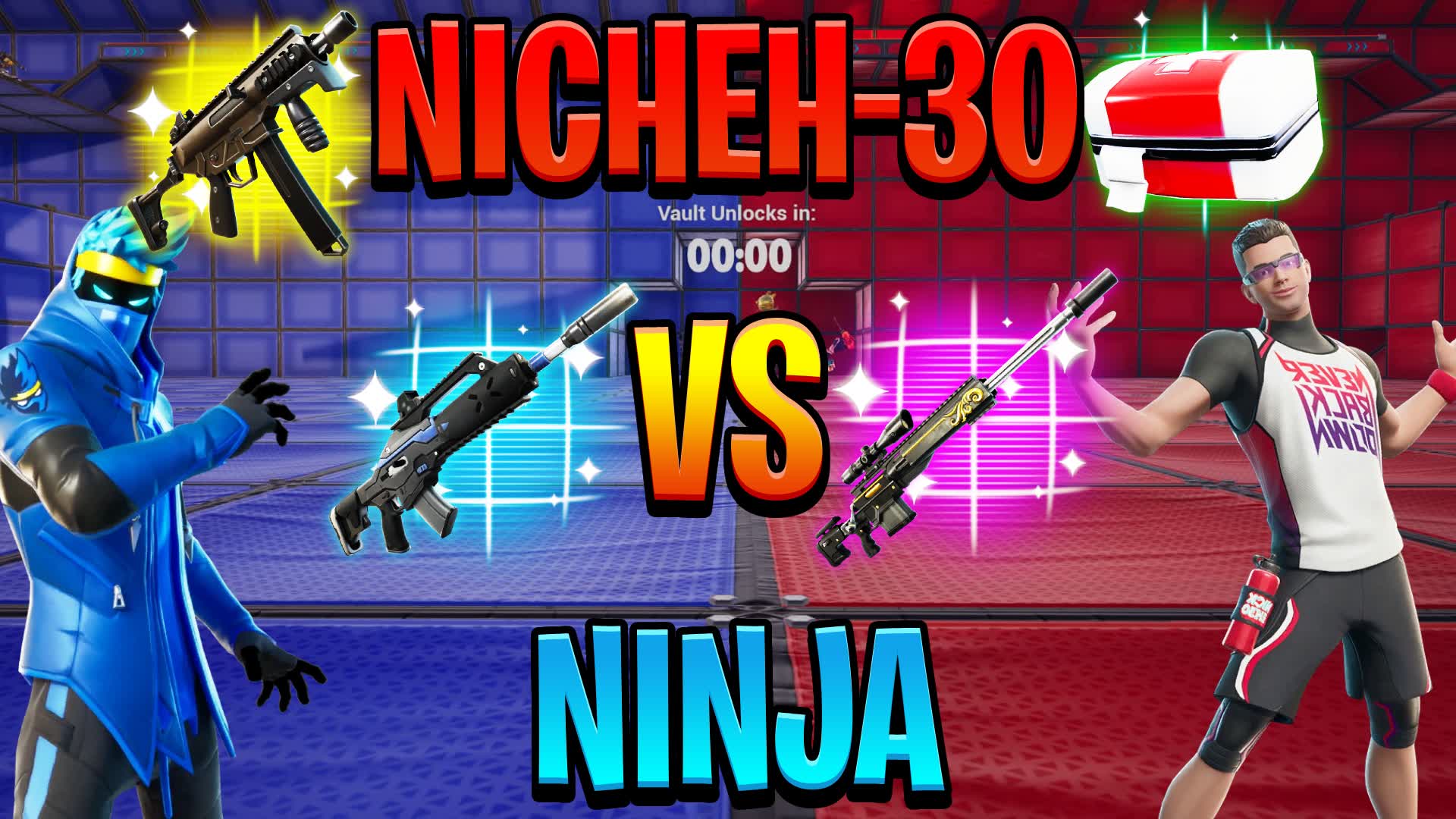 NICK EH 30 VS NINJA 🔴🔵 2225-7841-3063 by aynjml - Fortnite Creative Map ...