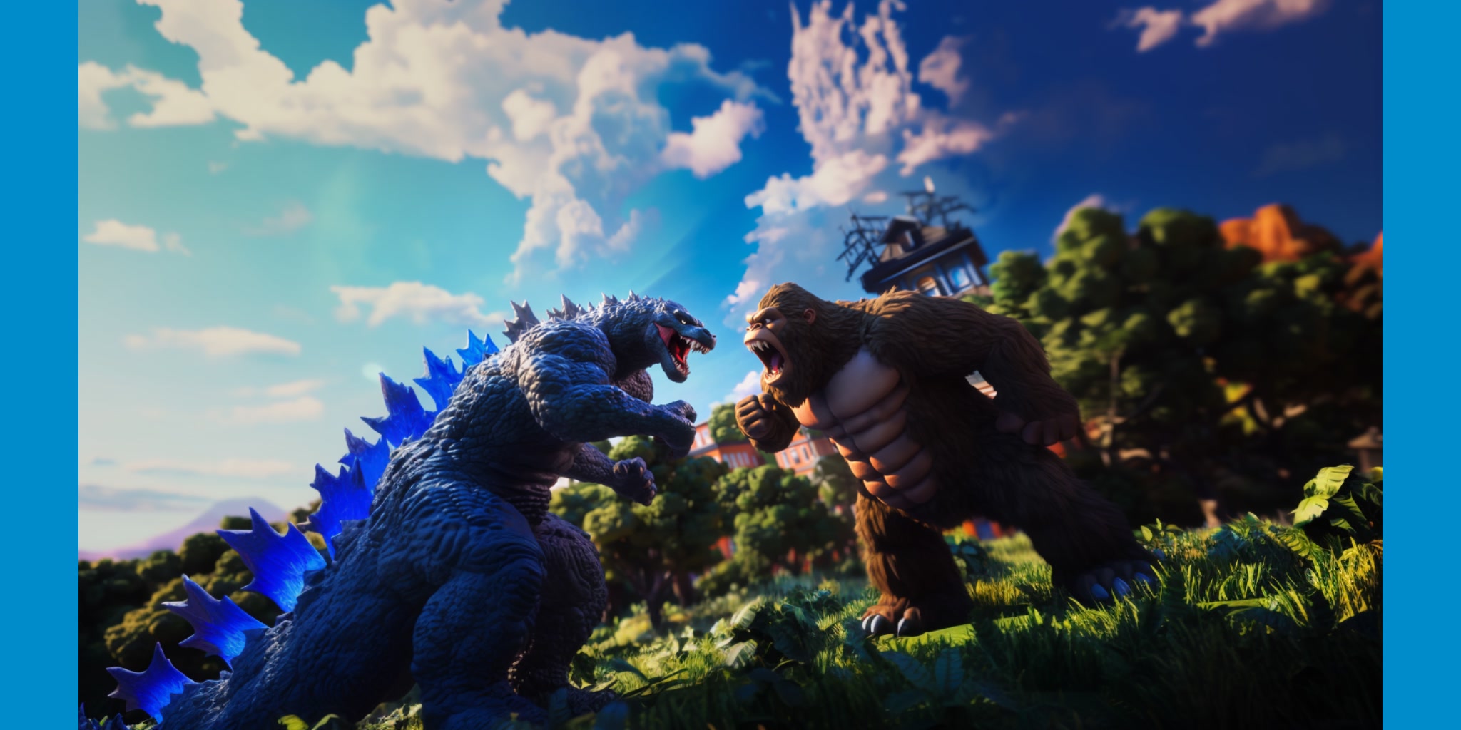 🦖GODZILLA VS KONG🐒 RED VS BLUE 8359-6016-7539 by bennyhab - Fortnite ...