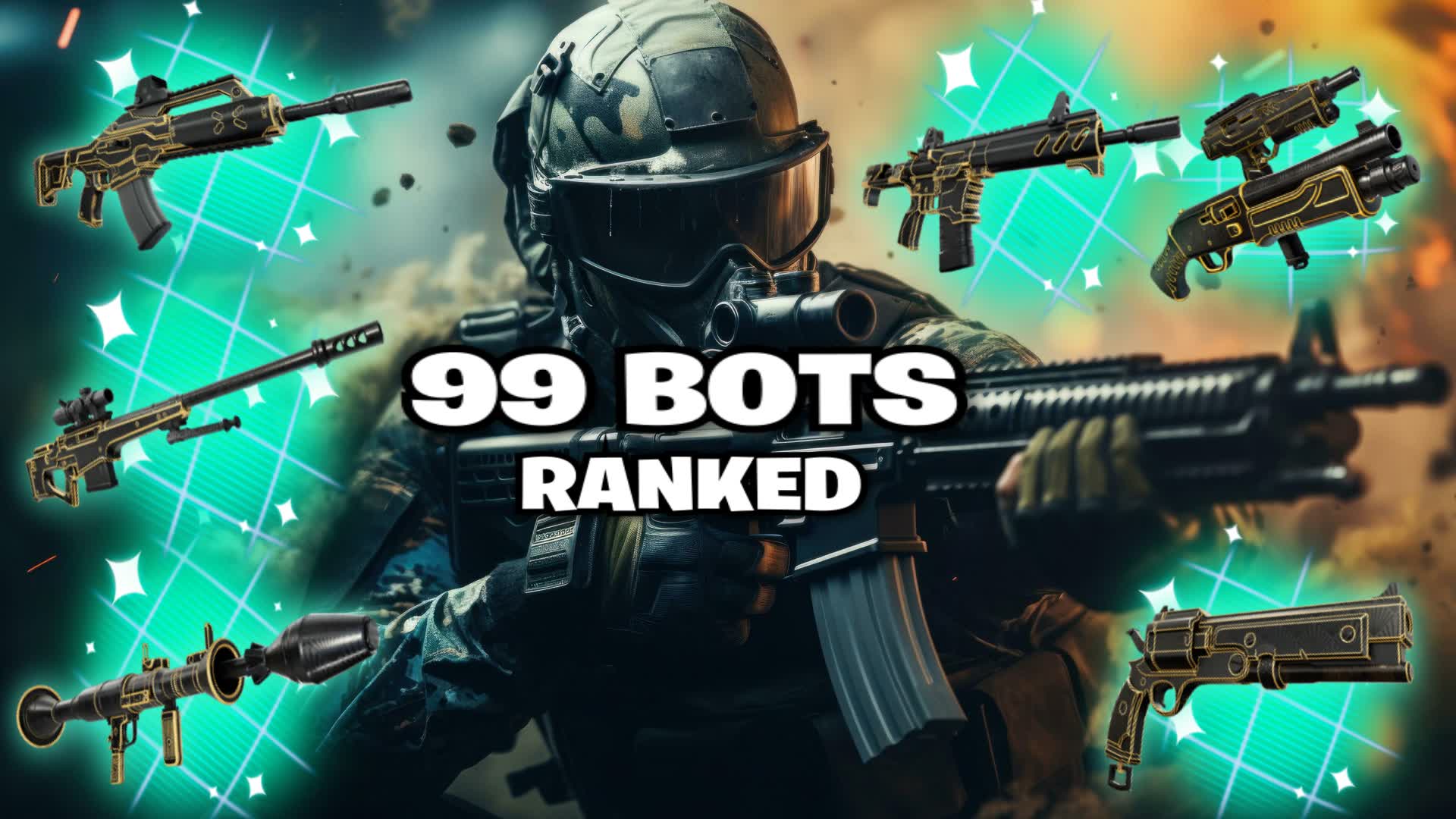 🏝️ CORAL CASTLE 99 BOTS RANKED 🤖🔥 9277-3938-1703 by ironydev - Fortnite ...
