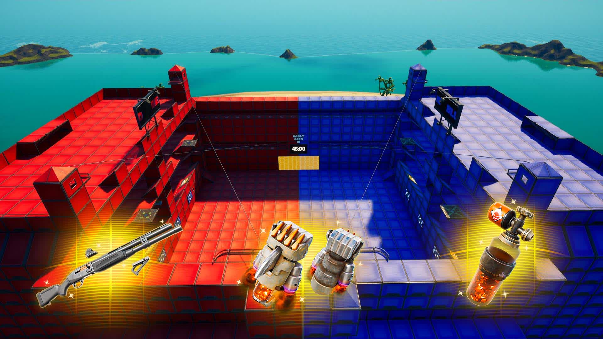 RED VS BLUE ISLAND 🔴🔵 7558-3734-4703 by legendary_nln - Fortnite ...