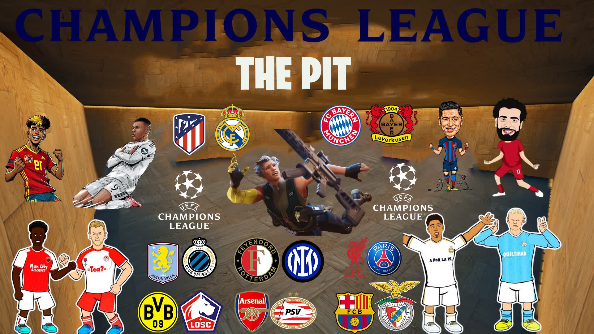 THE PIT of CHAMPIONS LEAGUE SOCCER FIGHT 2894-9889-3616 by ...